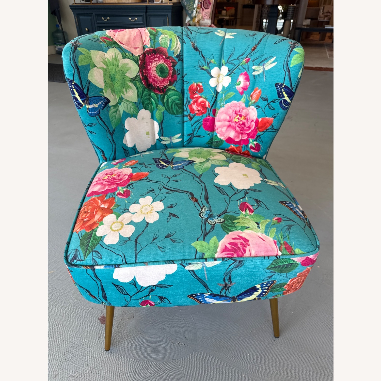 Hulala Home Floral Accent Chair - AptDeco
