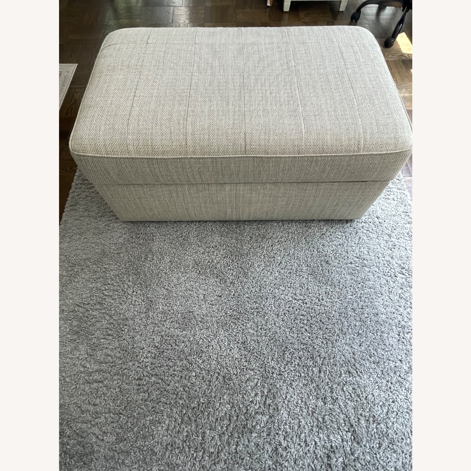 Ethan Allen Ottoman - AptDeco
