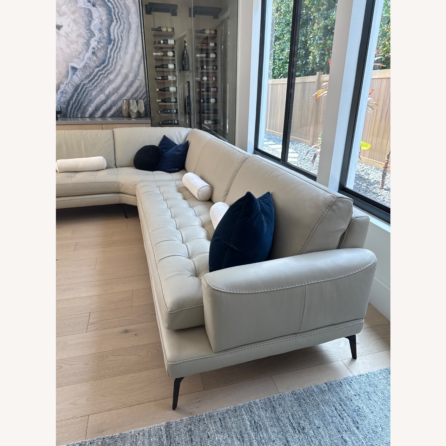 Custom Bracci Italian Leather Sectional - AptDeco