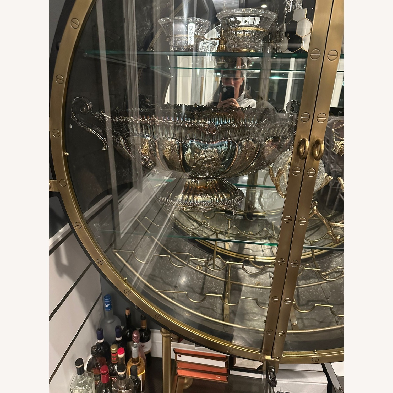 Restoration Hardware 1920s Porthole Bar - AptDeco