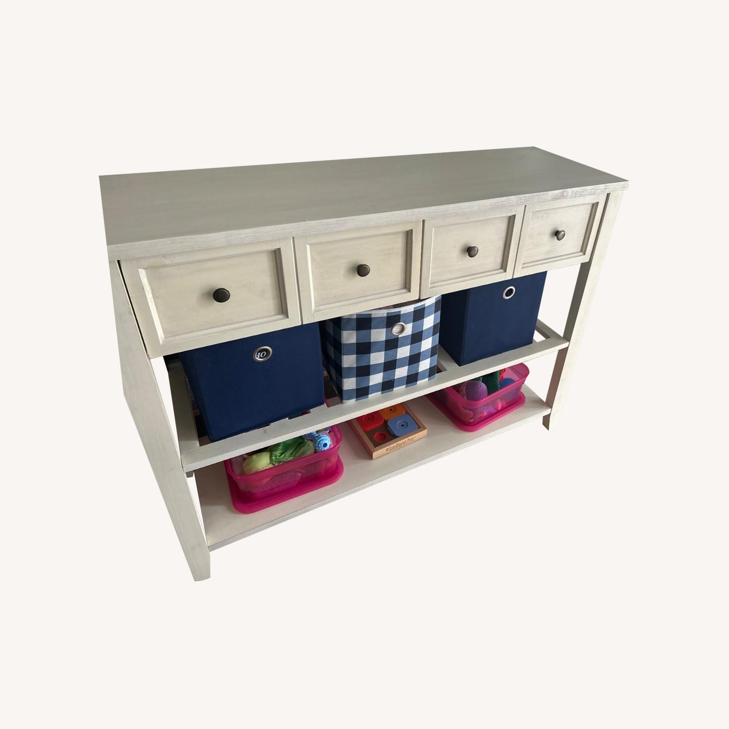Kirkland's Cream Sideboard Storage - AptDeco