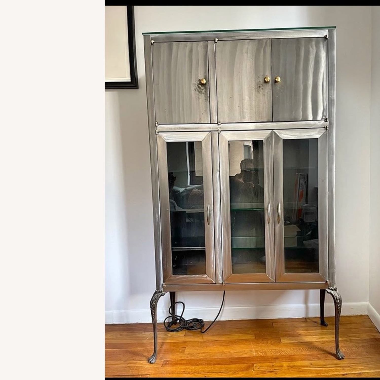 Metal Antique Pharmacy Cabinet - AptDeco