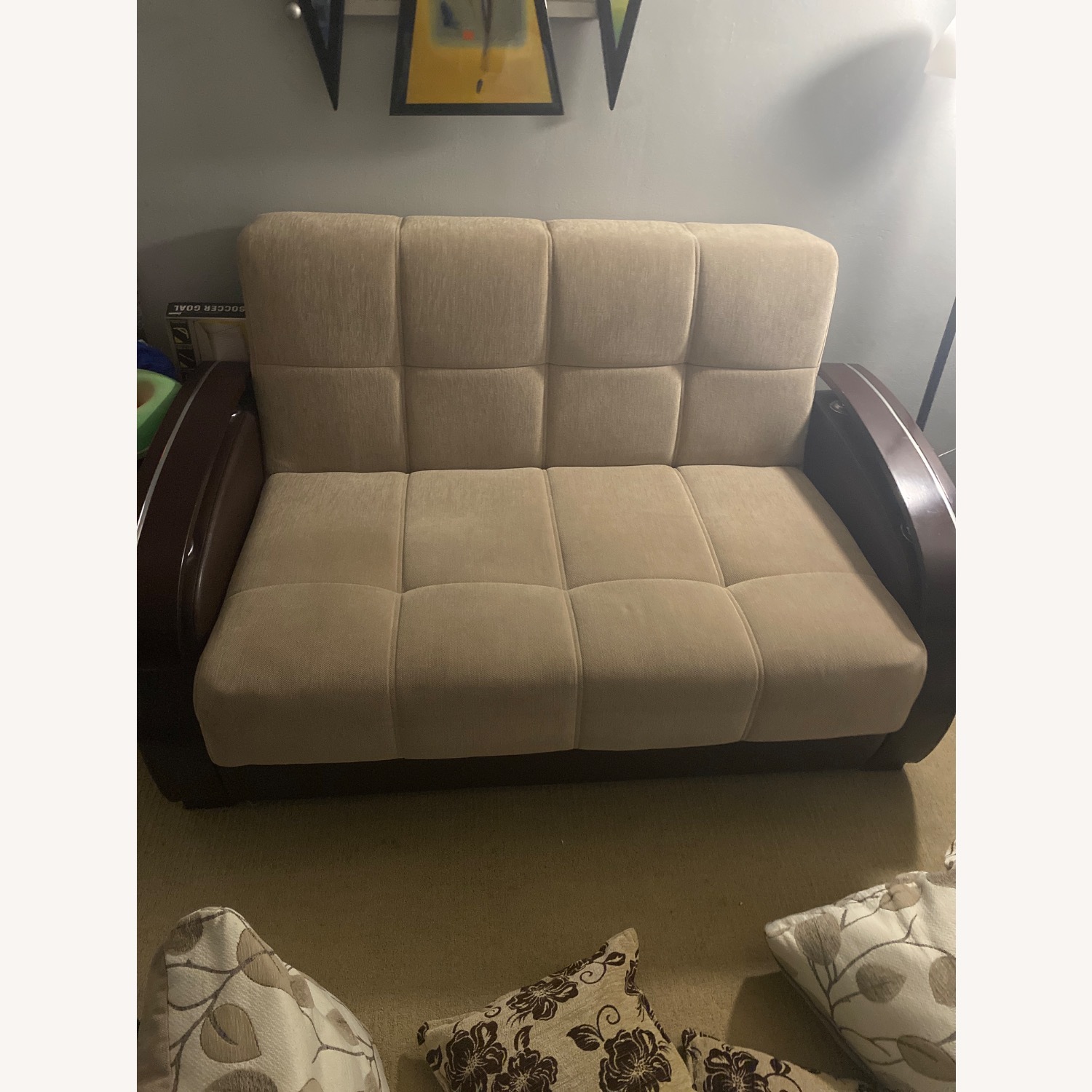 Sofa Turns into Small Bed - AptDeco