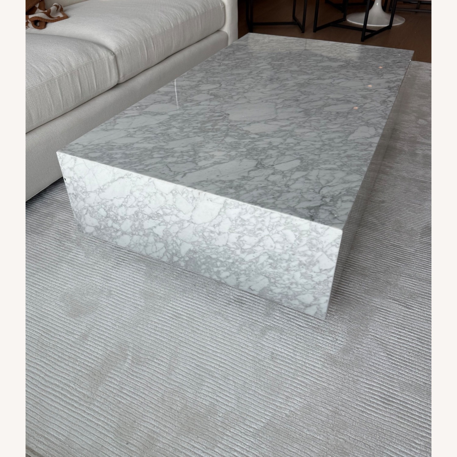 Marlin Marble Coffee Table - AptDeco