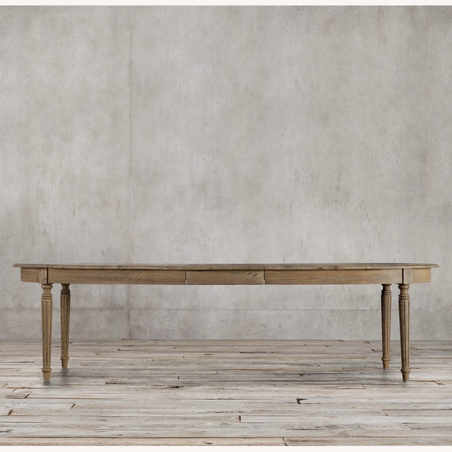 Restoration Hardware Vintage French Fluted-Leg Extension Dining Table ...