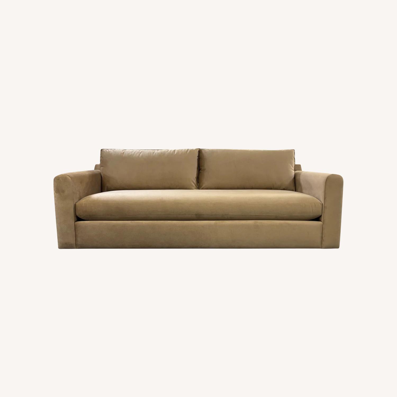 Performance Velvet Custom Sofa - Clad Home Asher - AptDeco