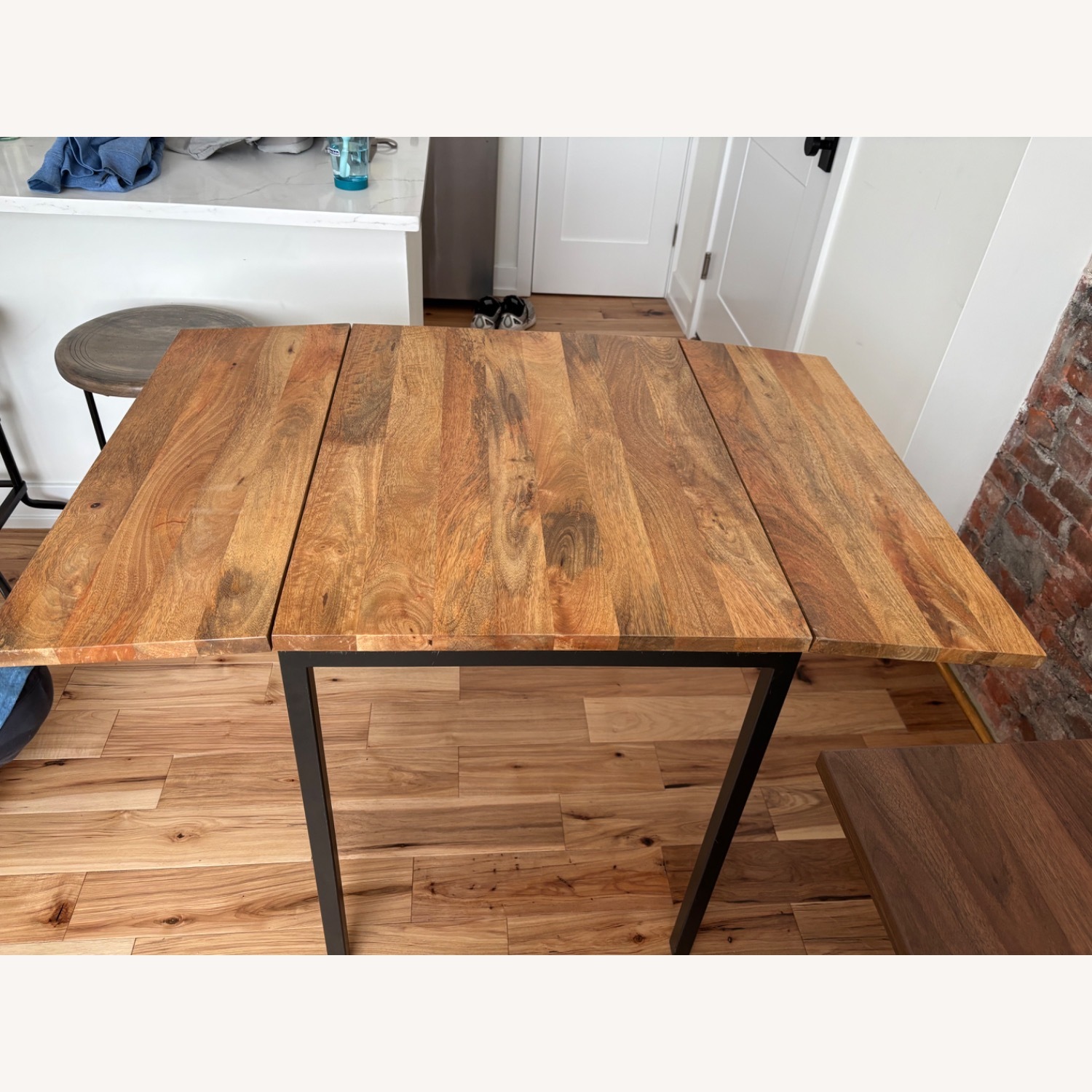 West Elm Box Frame Drop Leaf Extendable Table - AptDeco