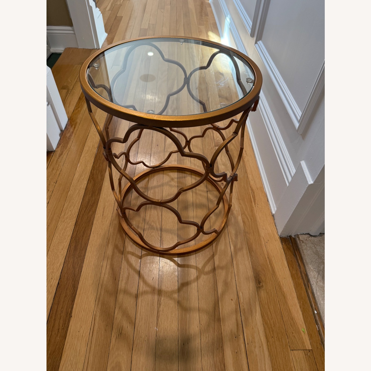Quatrefoil Side Table - AptDeco