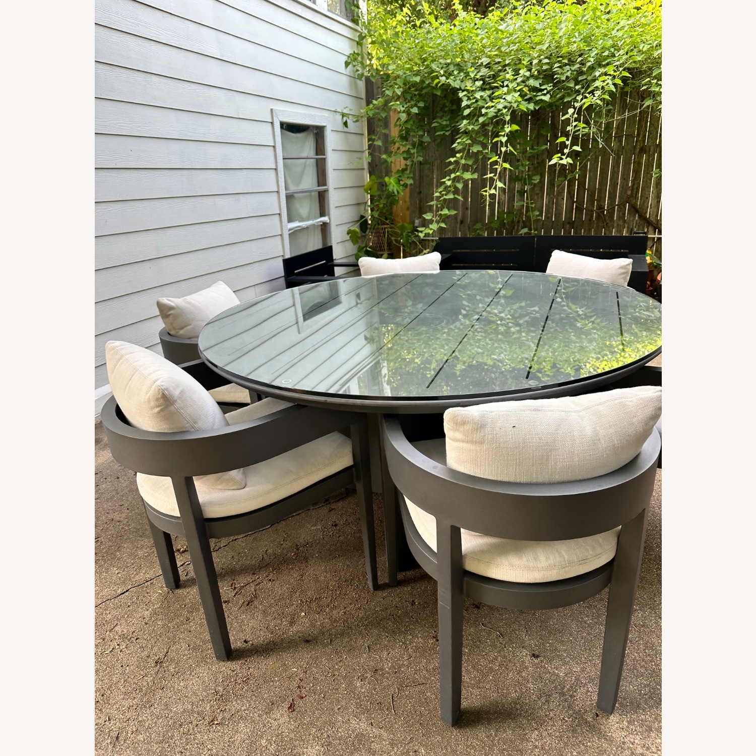 Restoration Hardware Balmain Outdoor Dining Set - AptDeco