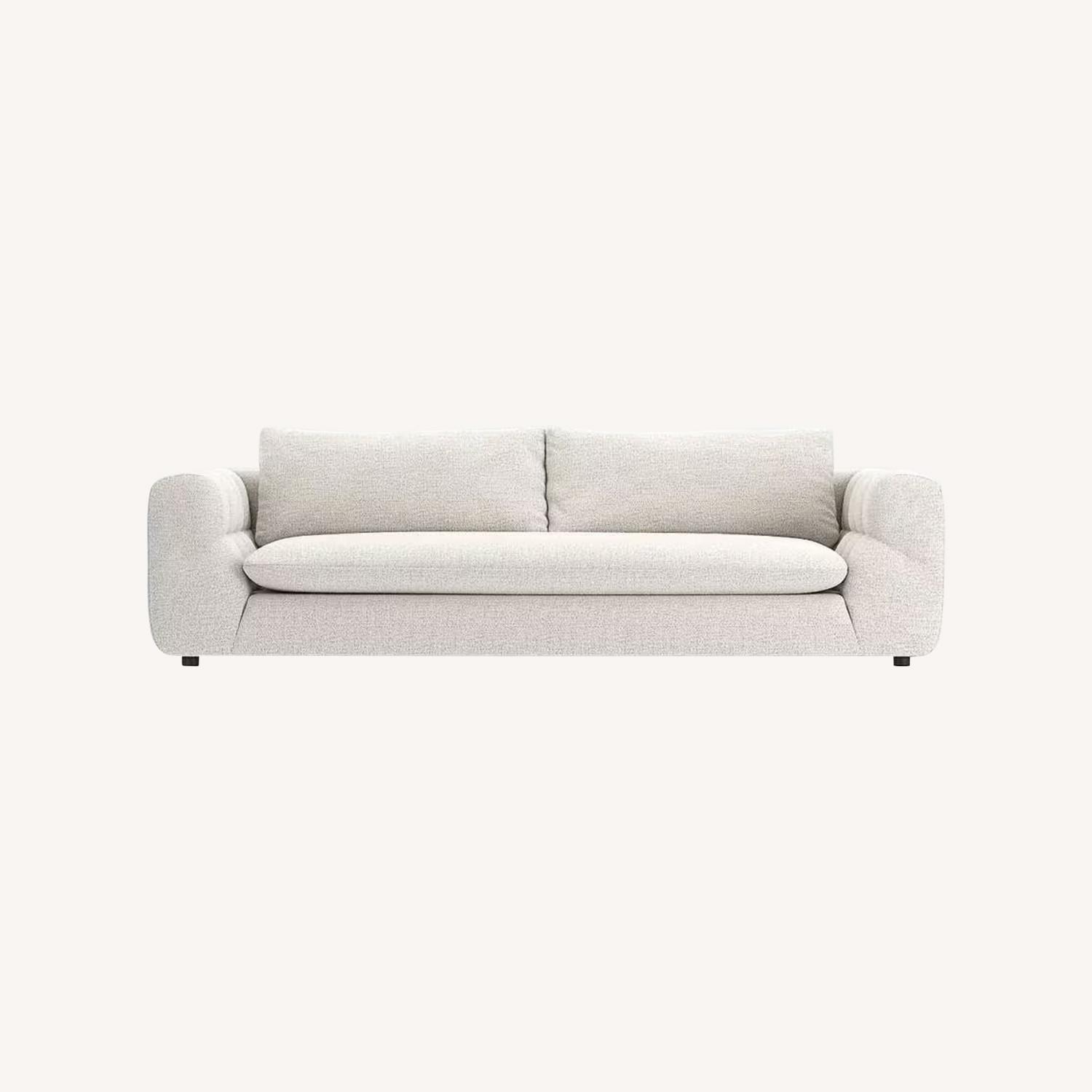 Cambria Boucle Elegant Comfort Sofa - AptDeco