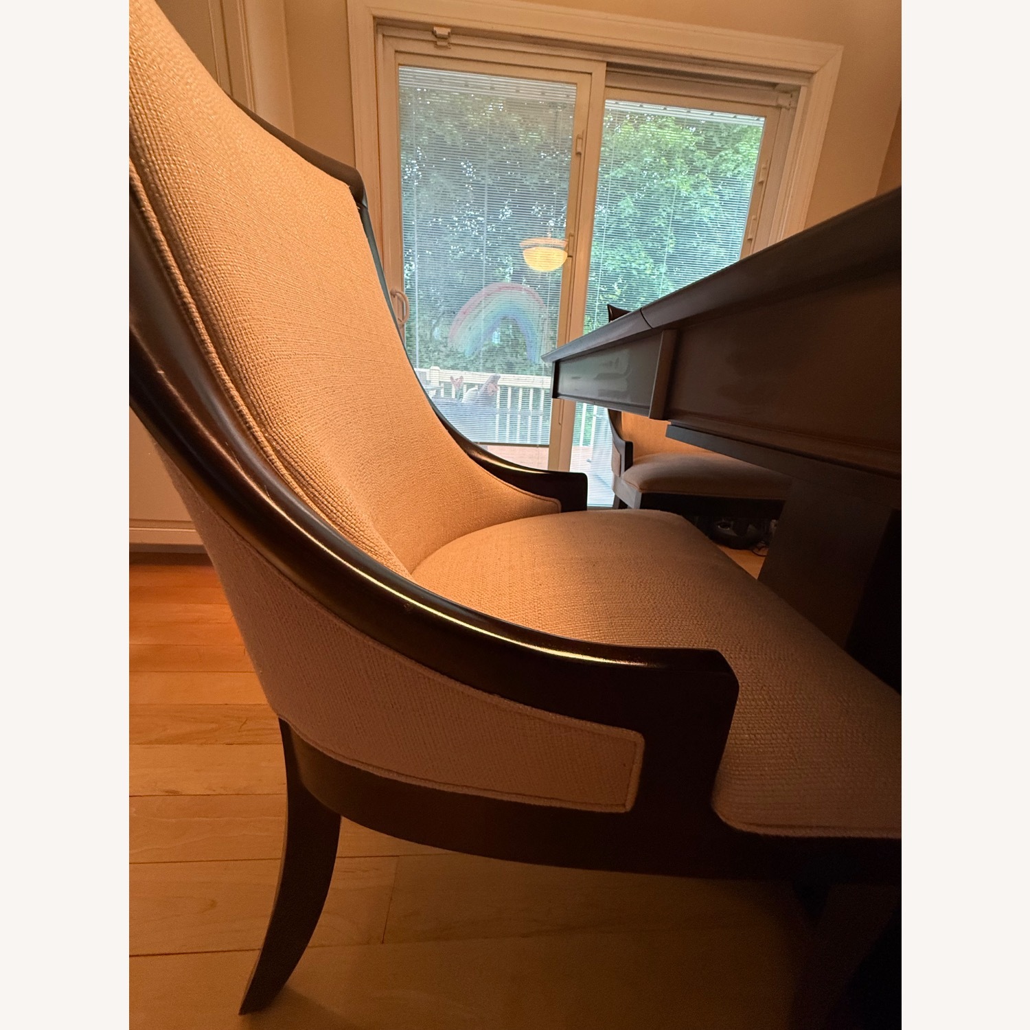 Bermex Dining Table and 8 Upholstered Chairs - AptDeco