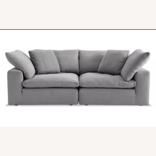Bob's Discount Dream Cloud Modular Sofa Gray 3 Piece - AptDeco