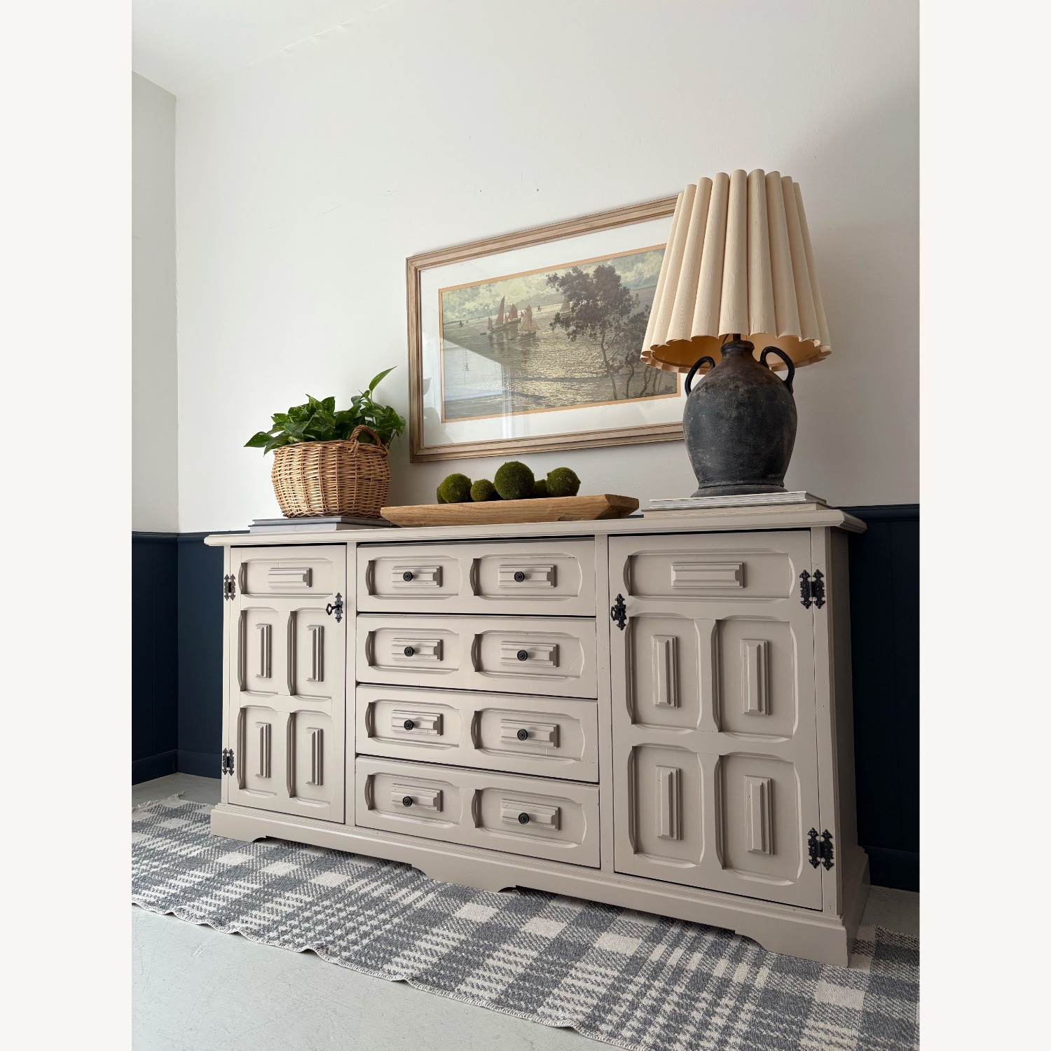 Rustic Console Buffet - AptDeco