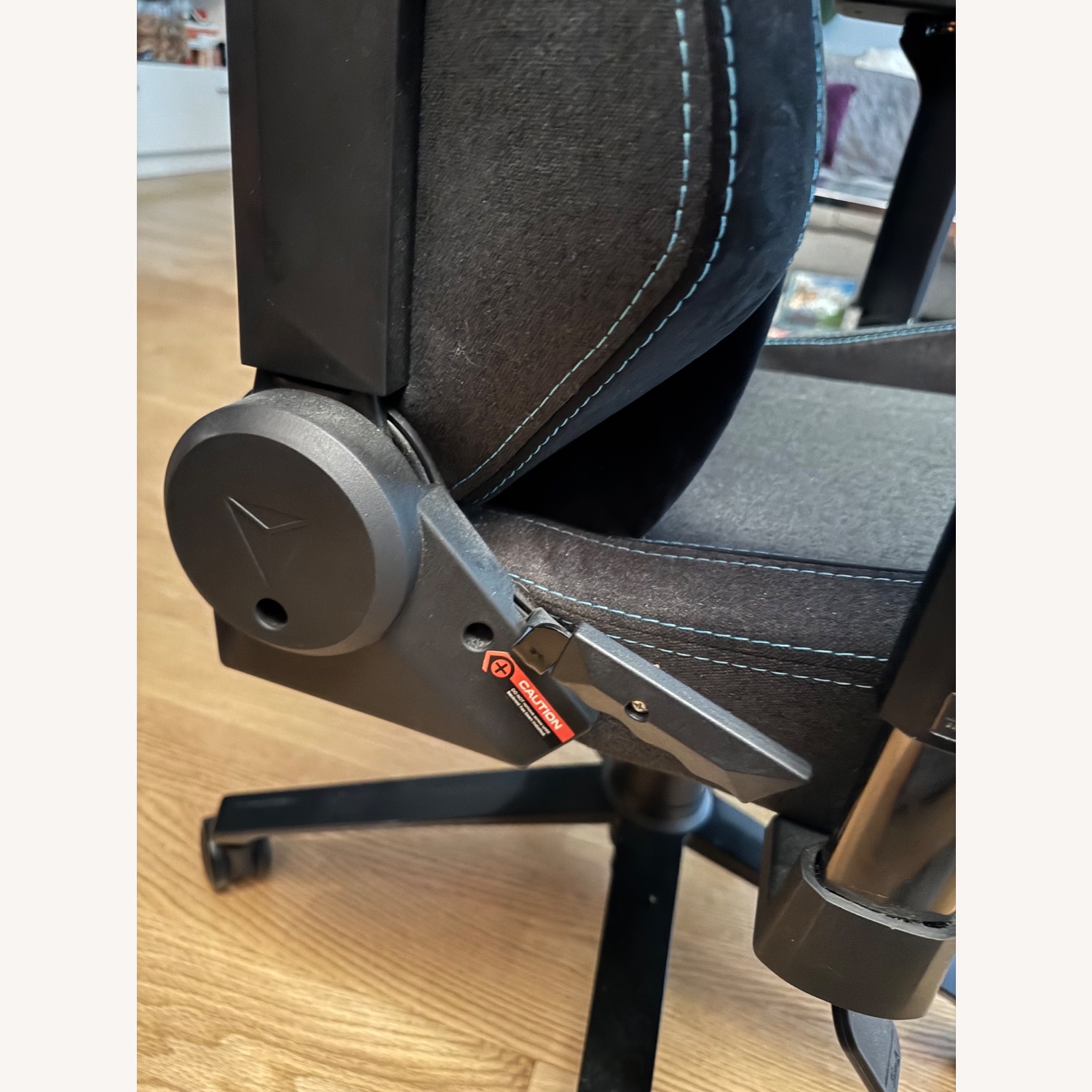 Secretlab Omega 2020 SoftWeave Charcoal Blue Chair - AptDeco