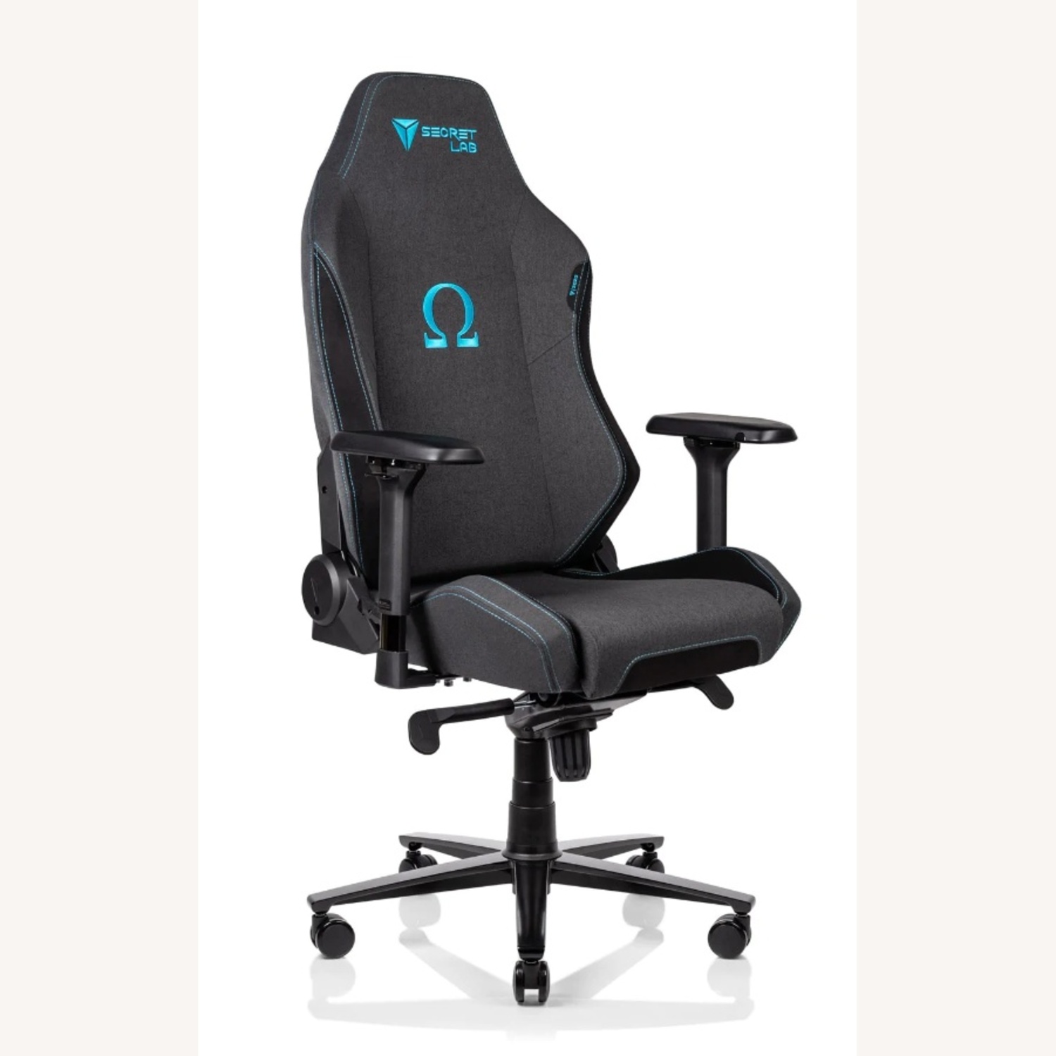 Secretlab Omega 2020 SoftWeave Charcoal Blue Chair - AptDeco