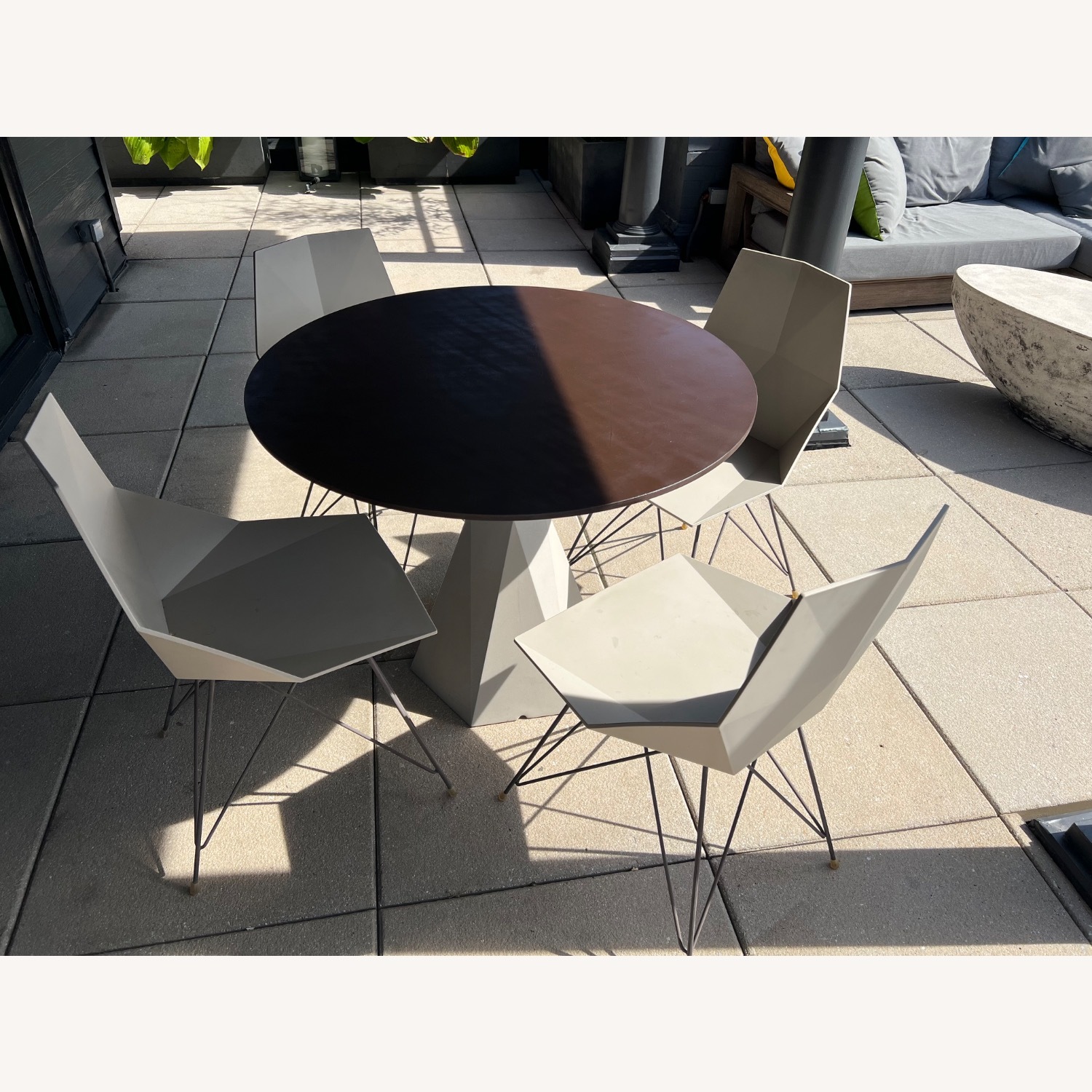 Vondom Dining Table and Chair Set - AptDeco
