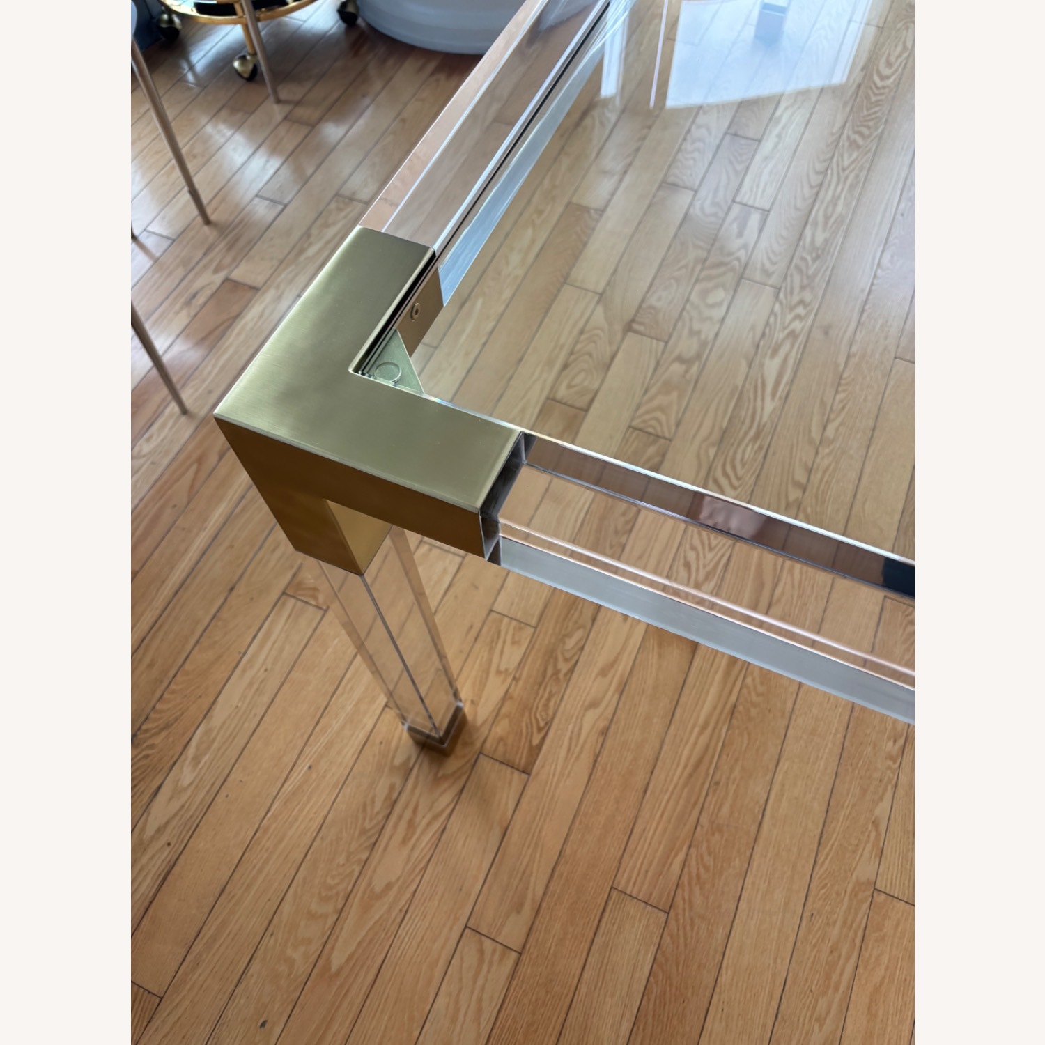 Jonathan Adler Jacques Glass Dining Table - AptDeco