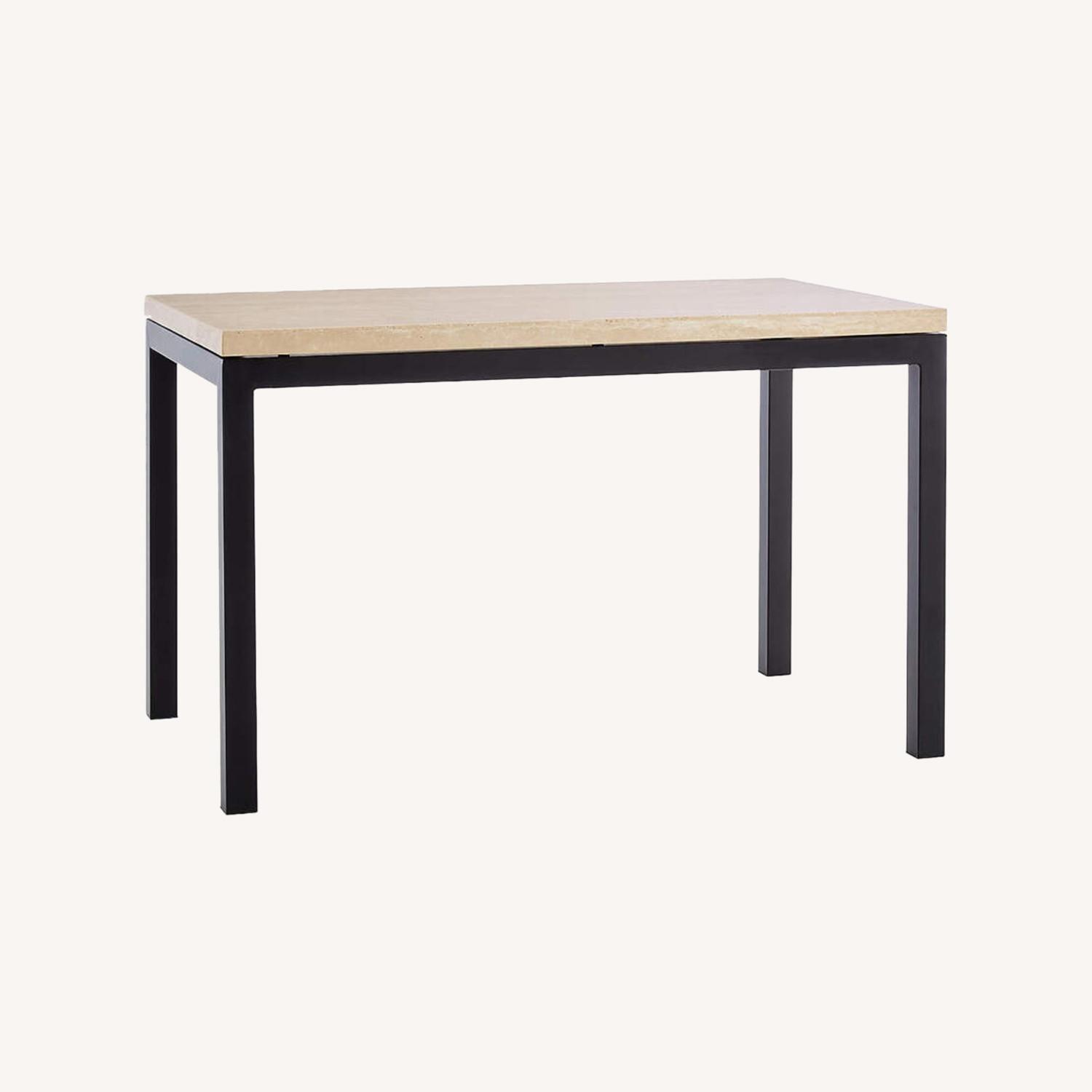 Crate & Barrel 60” Parson Table x 54” Folio Bench - AptDeco