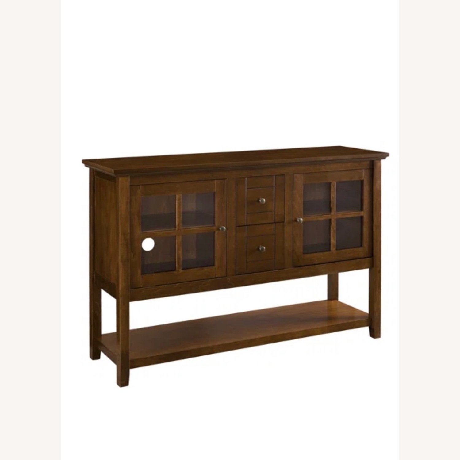 TV stand but doubles as an elegant side bar - AptDeco