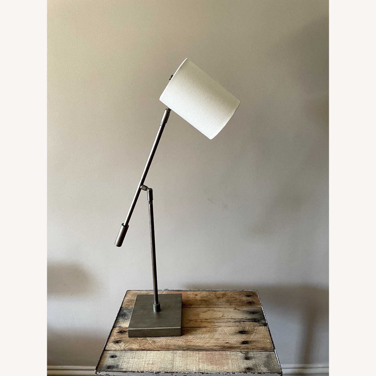 Restoration Hardware Clementine Task Table Lamp With Shade - AptDeco