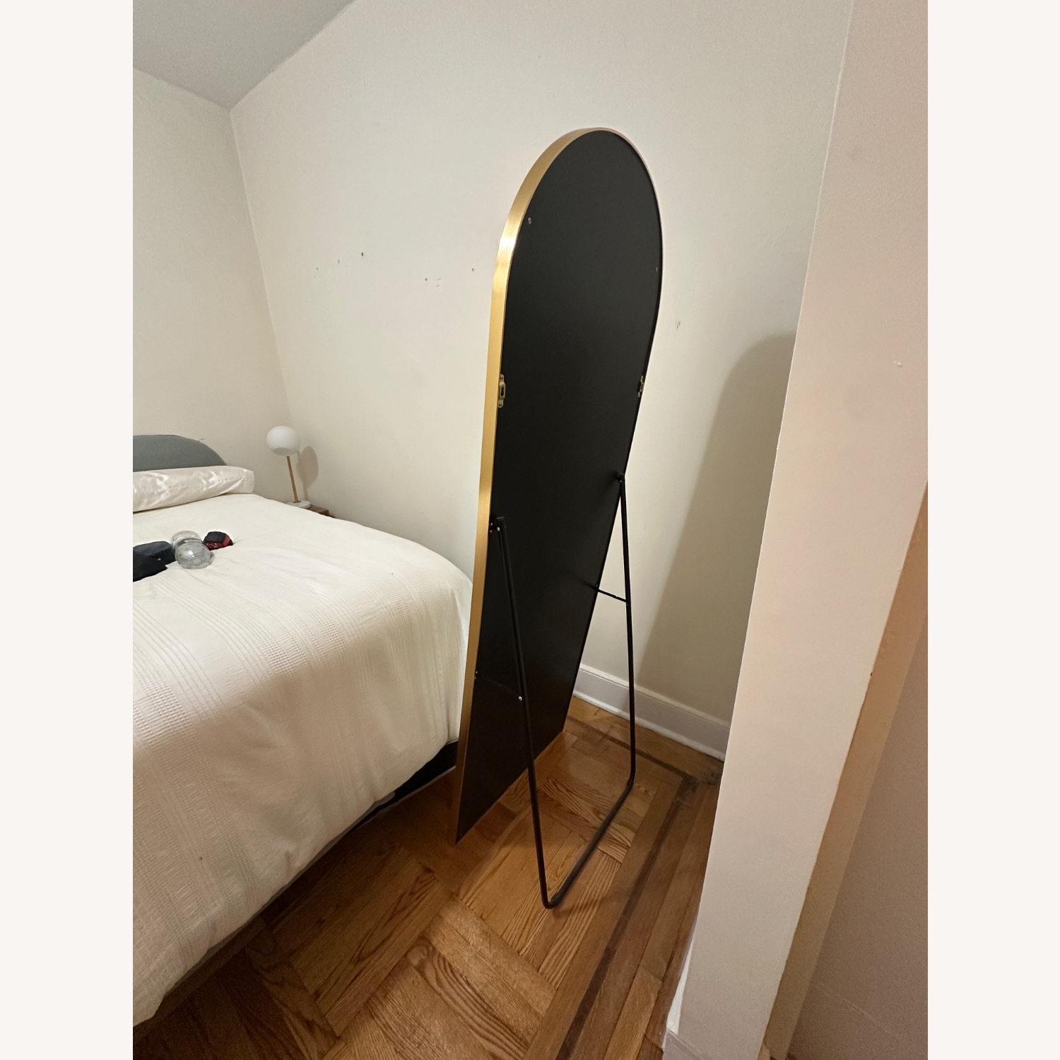 Large Gold Mirror - AptDeco