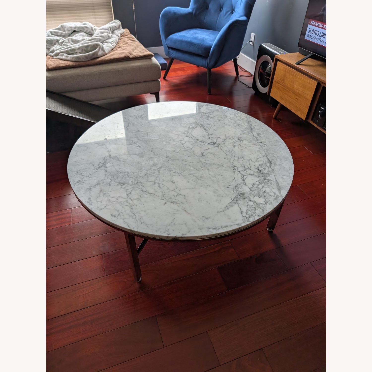 Mitchell Gold + Bob Williams Marble Coffee Table - AptDeco