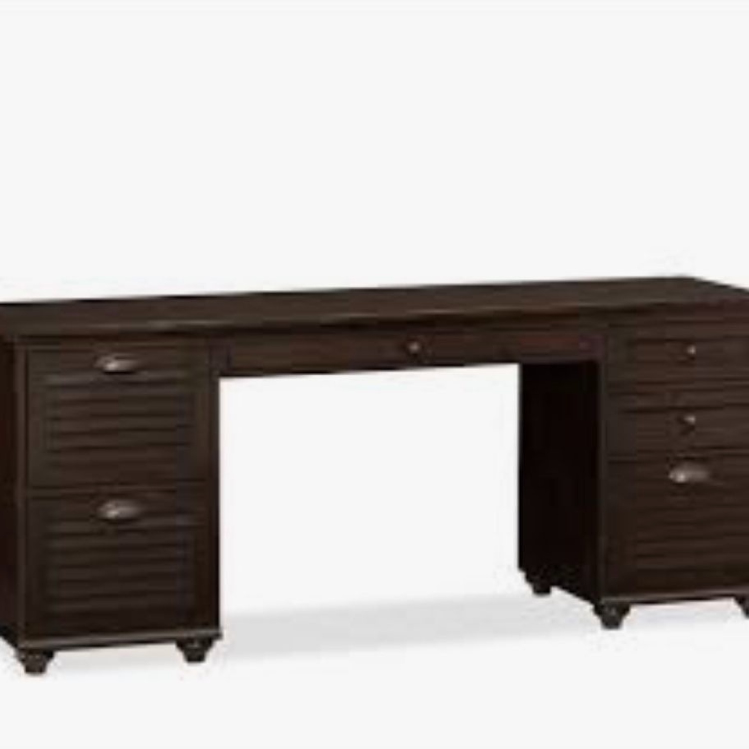 Pottery Barn Whitney Espresso Desk - AptDeco