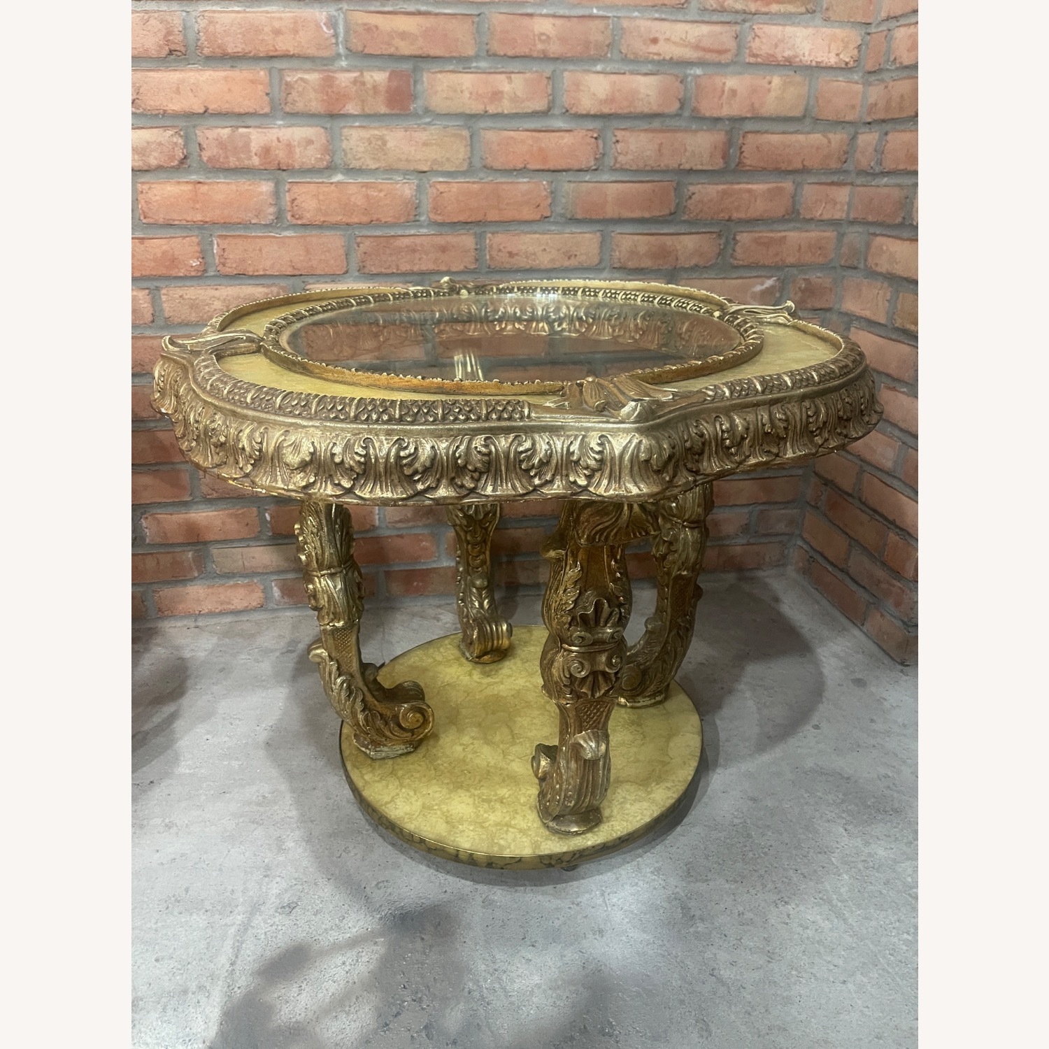 Ornate Vintage Side Tables - AptDeco