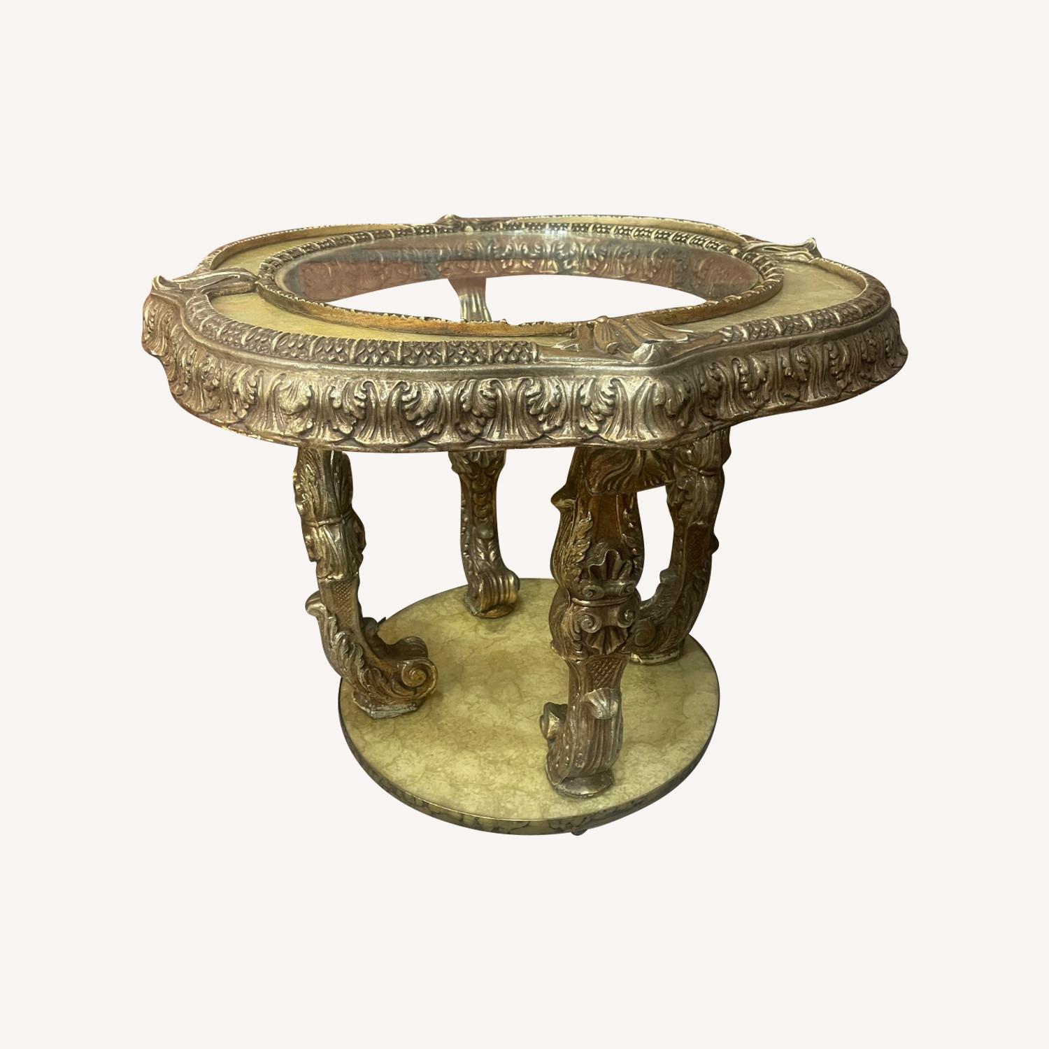 Ornate Vintage Side Tables - AptDeco