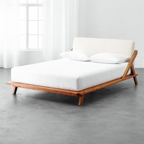 Household Essentials Full Size Wooden Bed Frame - AptDeco
