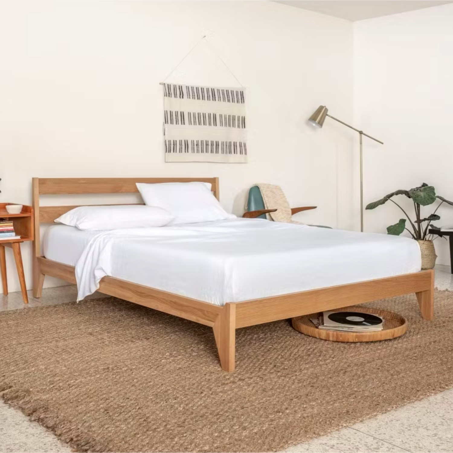 Tuft & Needle Solid Oak Queen Bed - AptDeco