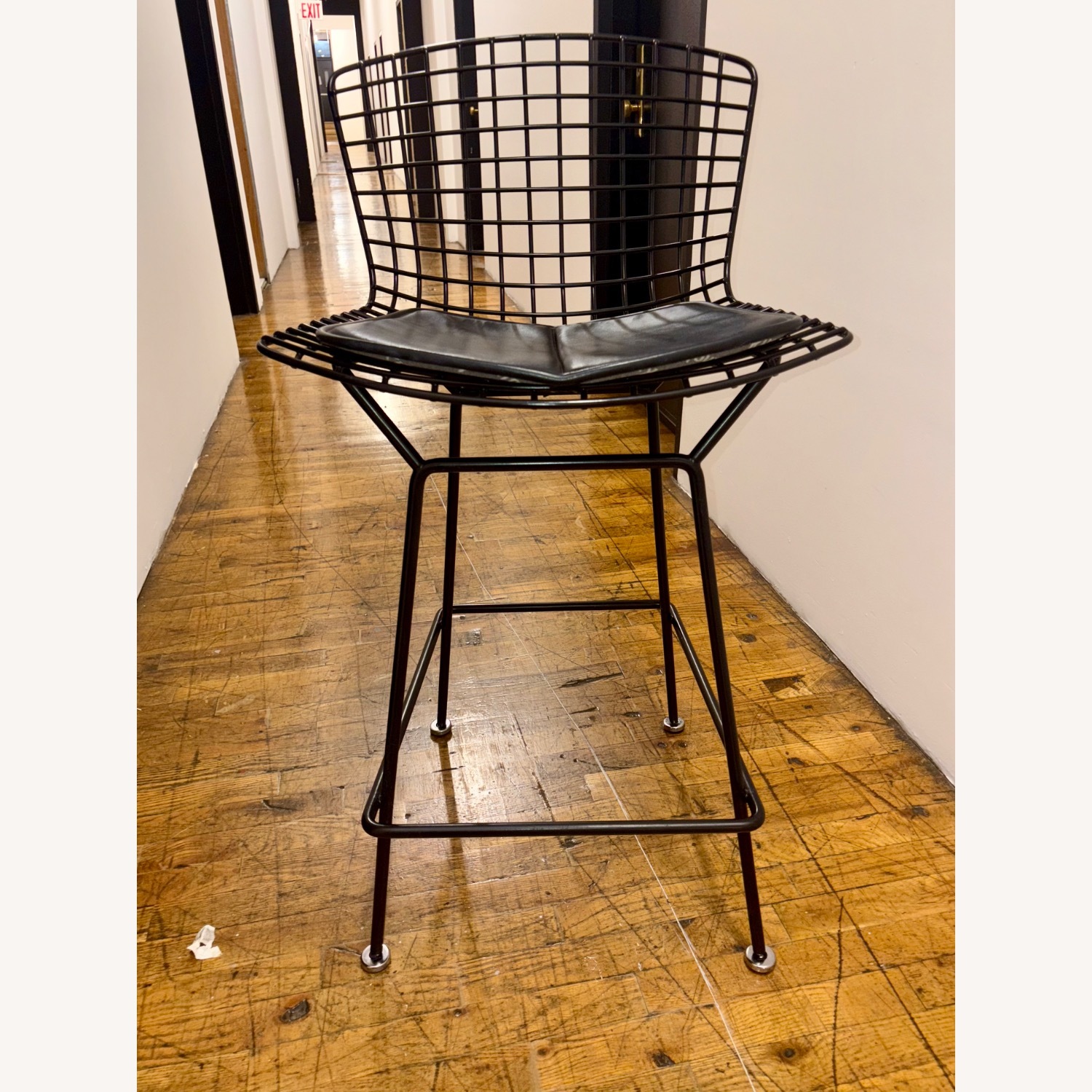 Knoll Bertoia Bar Stool Black - AptDeco
