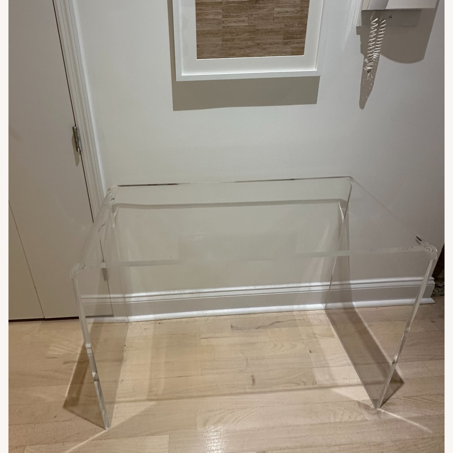 CB2 Peekaboo Acrylic Console Table - AptDeco