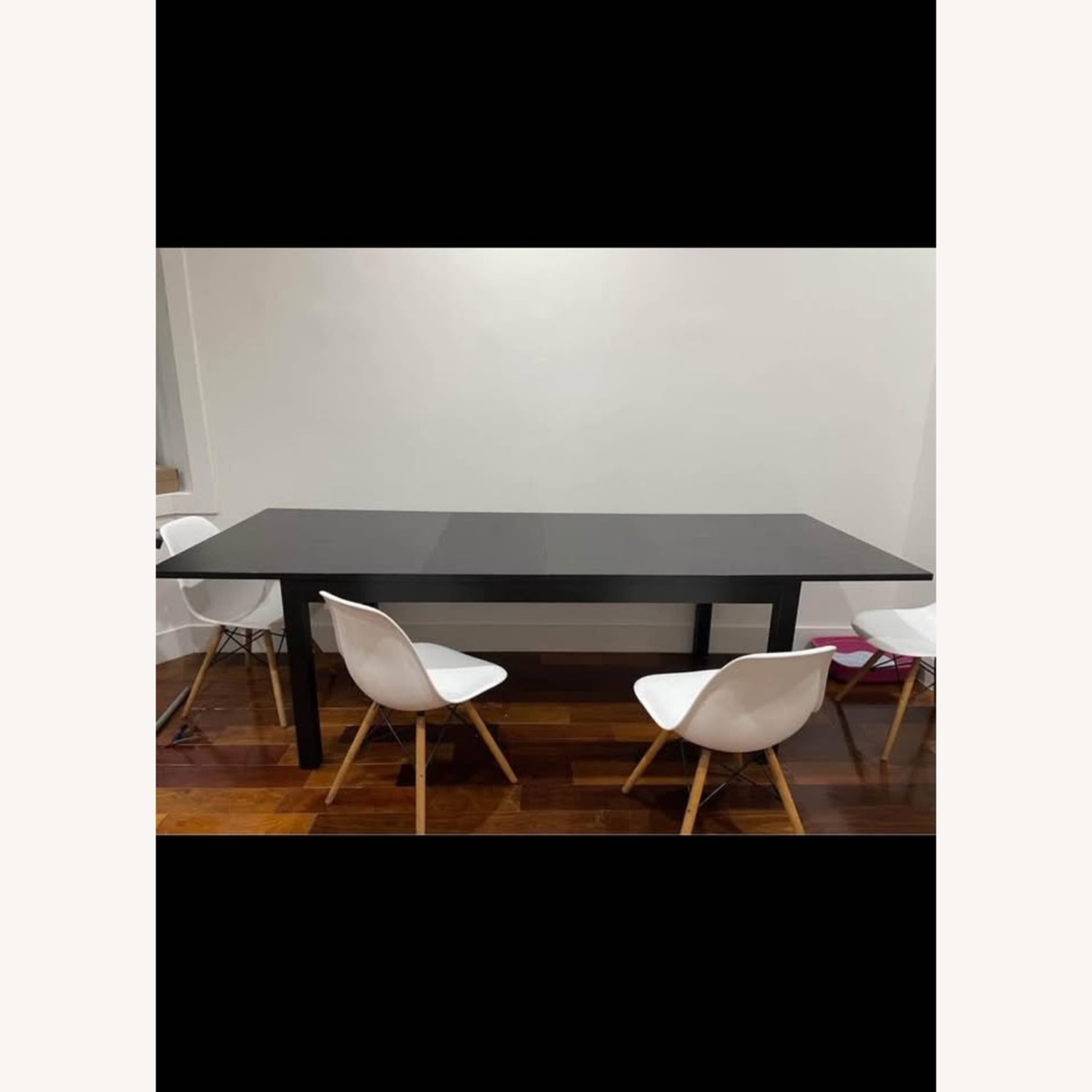 IKEA Large Black Dining Table - AptDeco