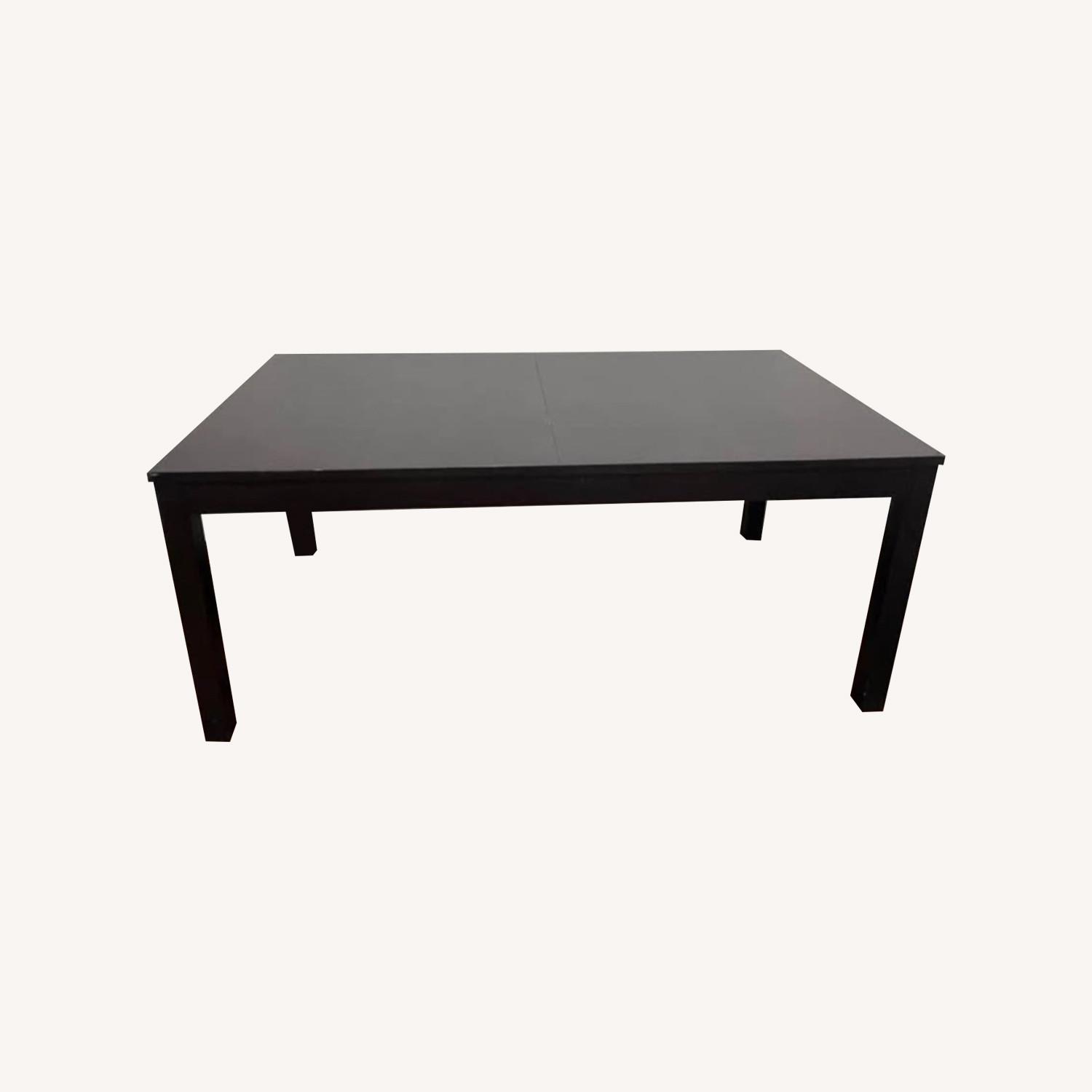 IKEA Large Black Dining Table - AptDeco