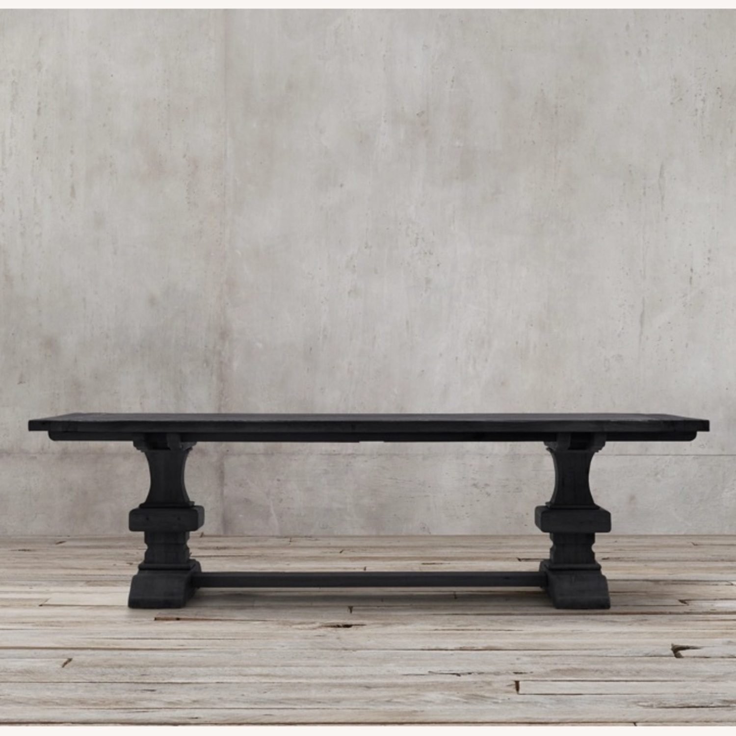 Restoraion Hardware Reclaimed Russian Oak Baluster Rectangular Dining ...