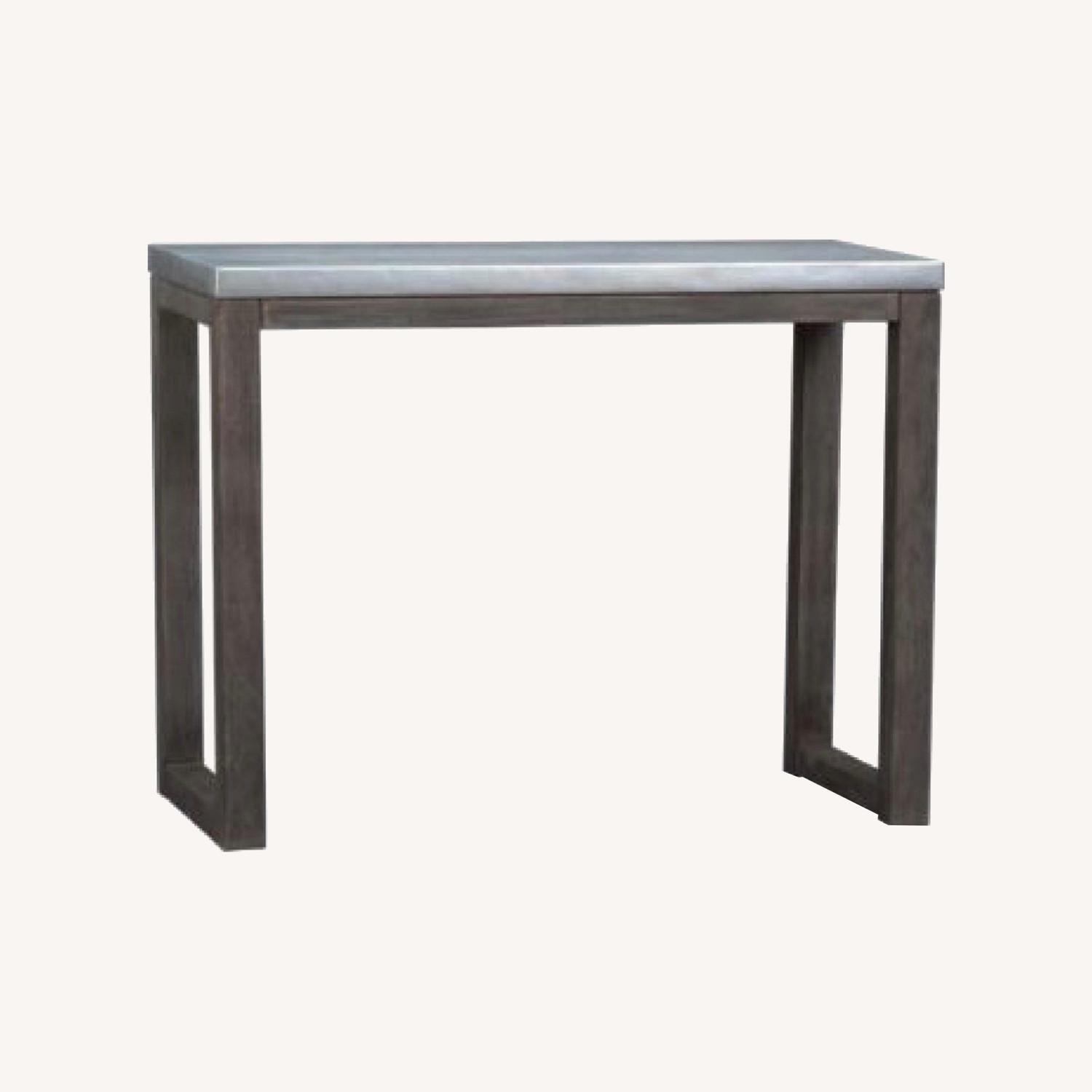 CB2 Metal Hightop Dining Table - AptDeco
