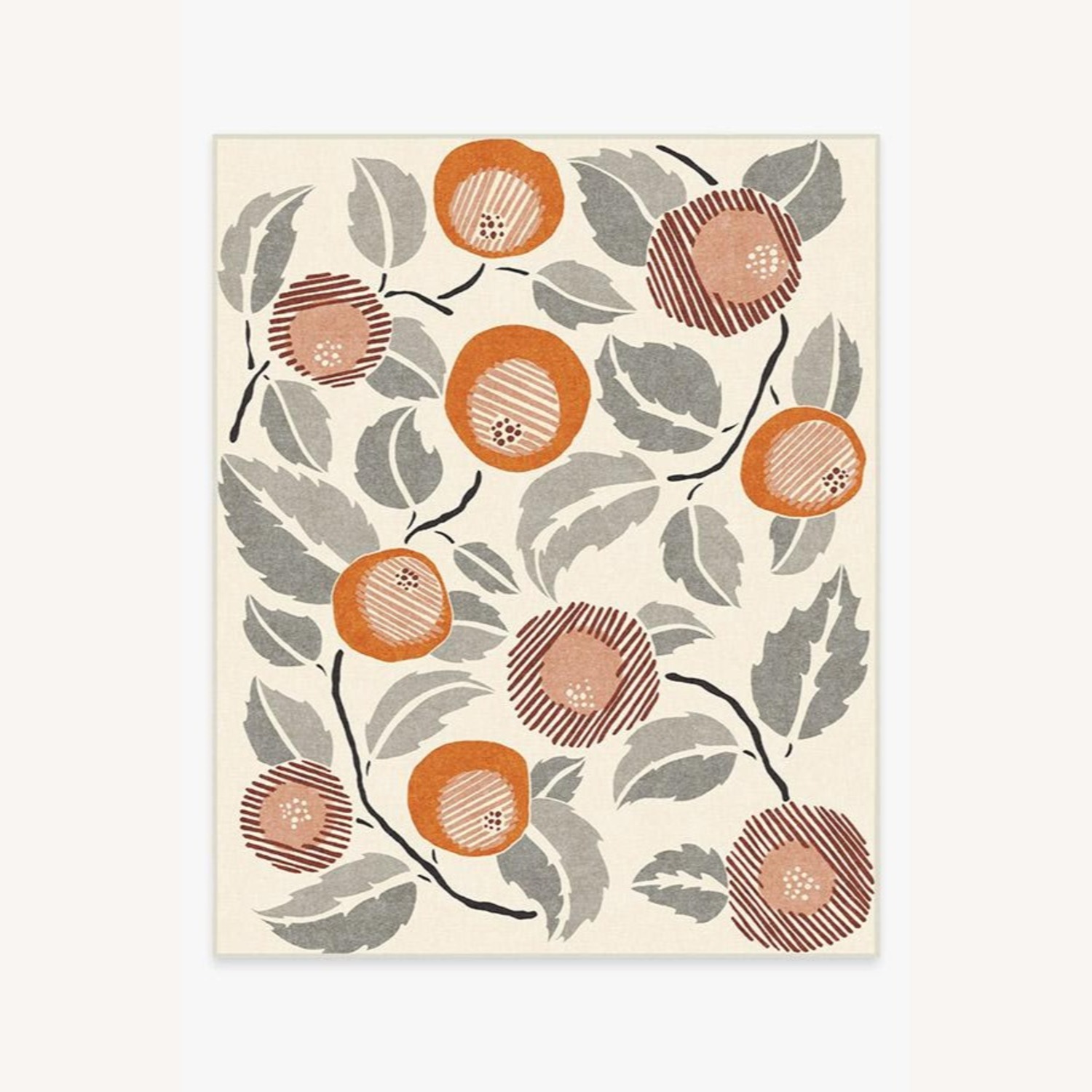 Ruggable Hana Tiger Orange Area Rug - AptDeco