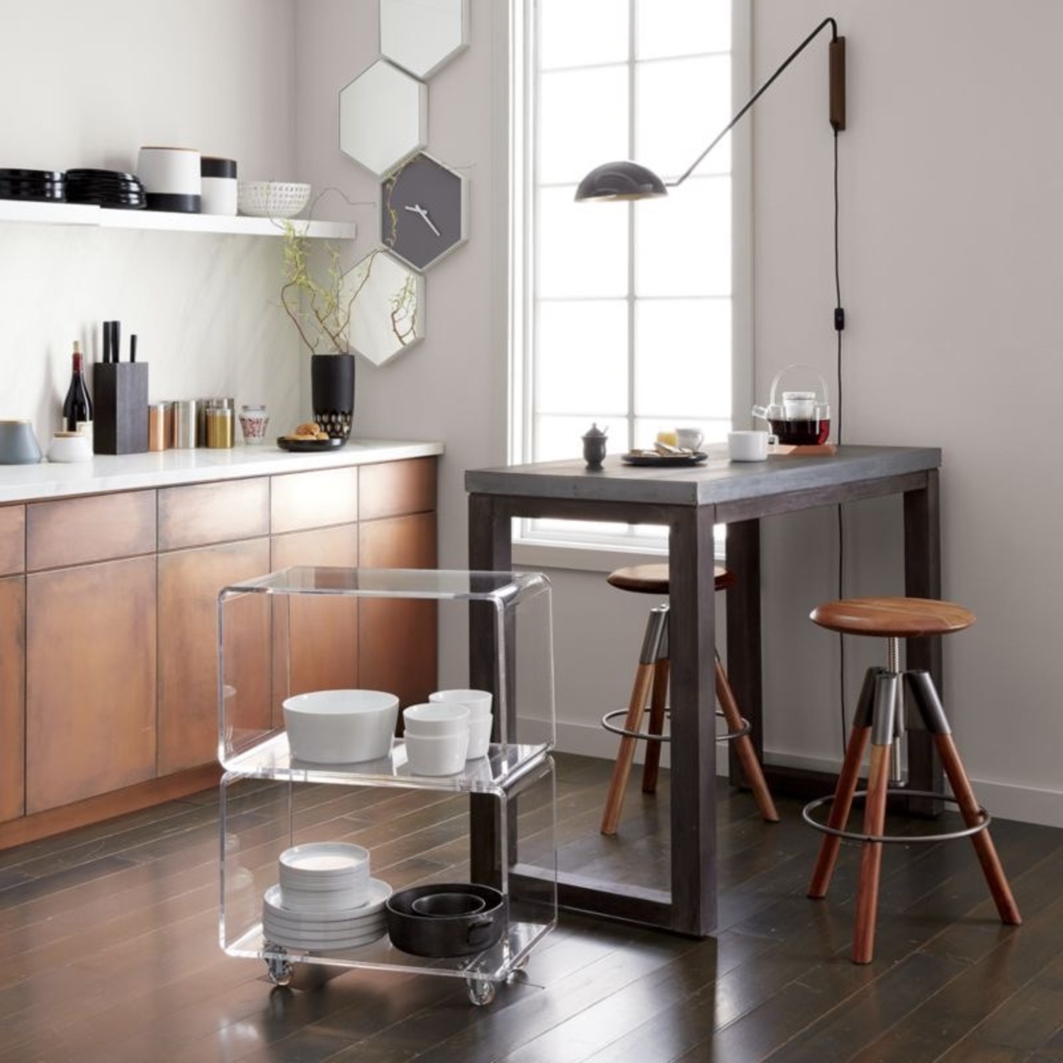 CB2 Stern Counter Height Table - AptDeco