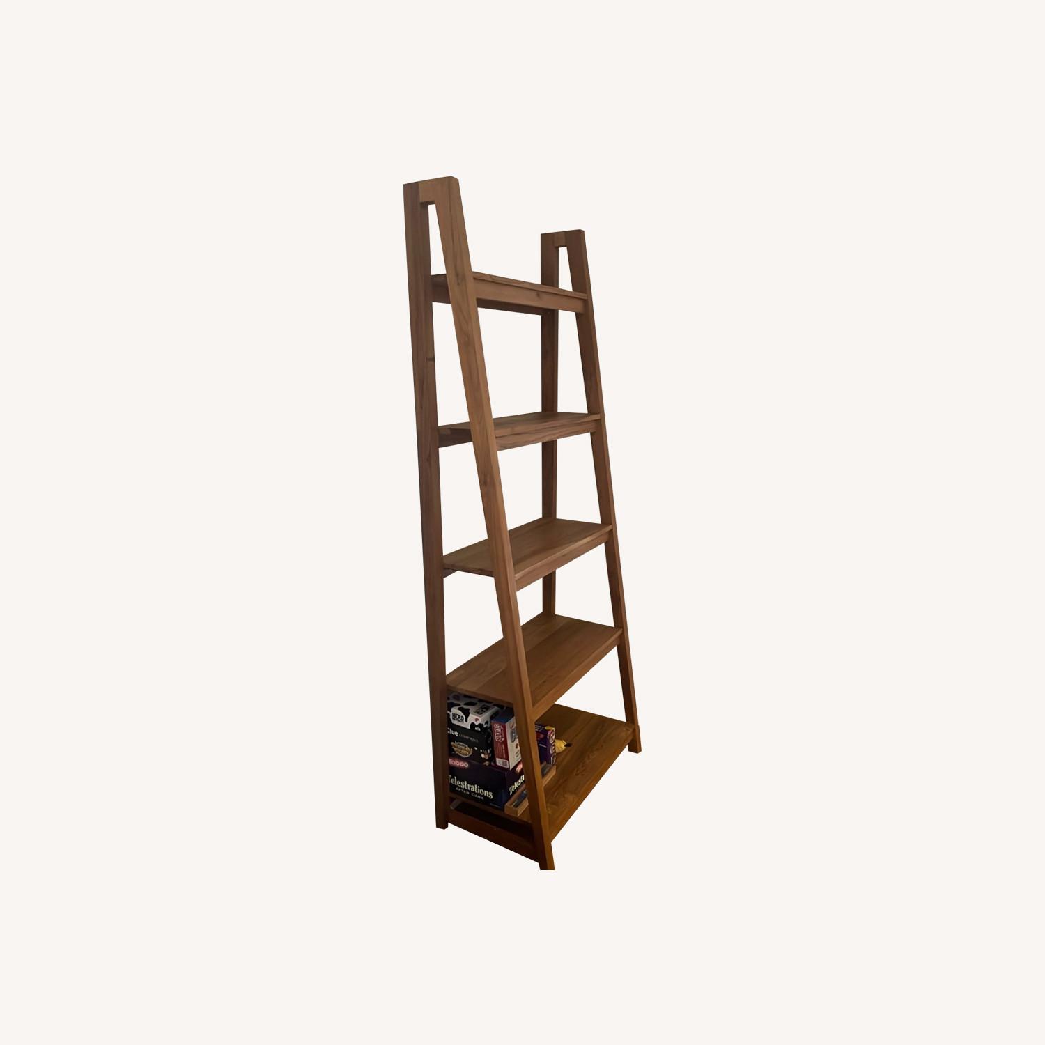 Crate & Barrel Strut Wood Shelf - AptDeco