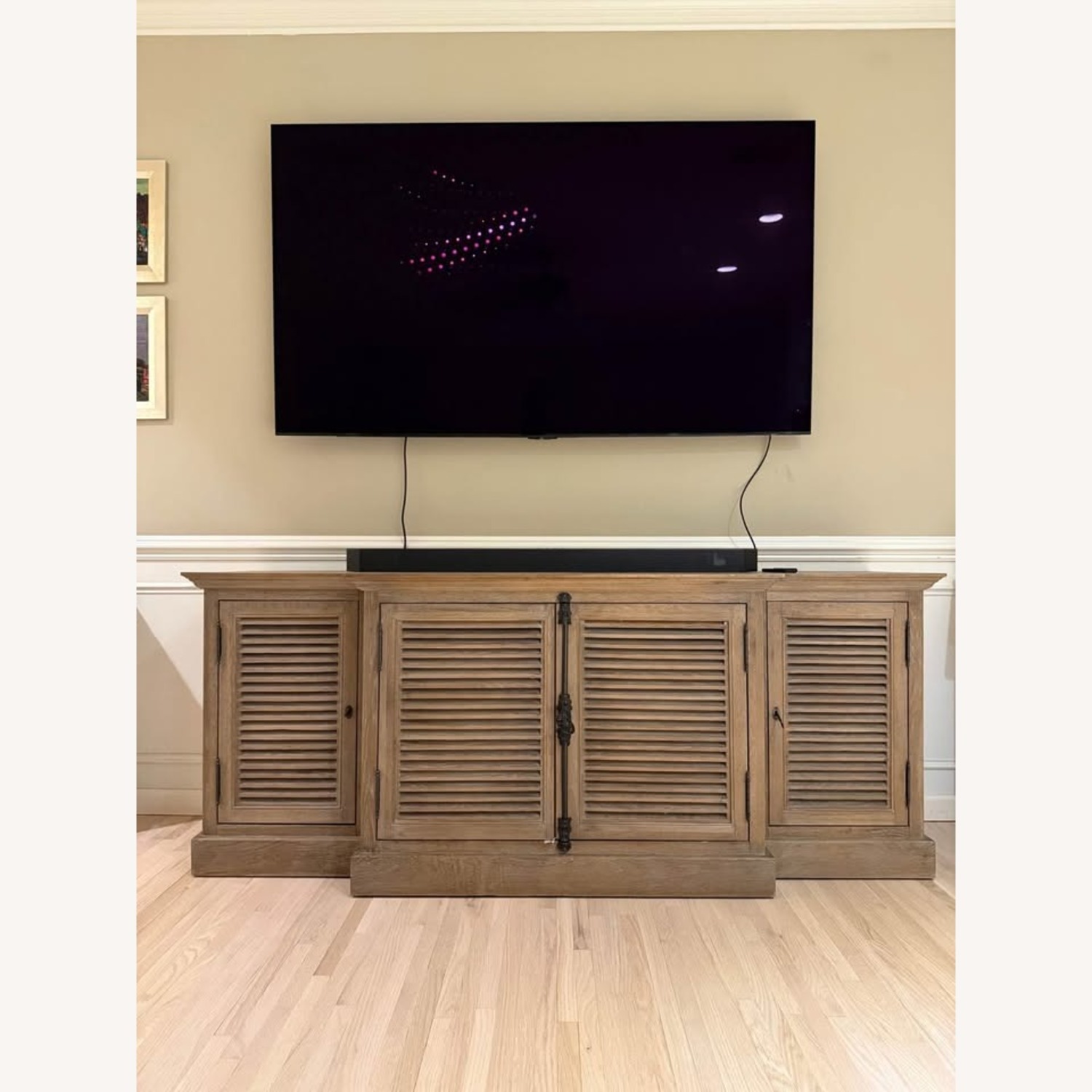 RH Shutter Media Console - AptDeco