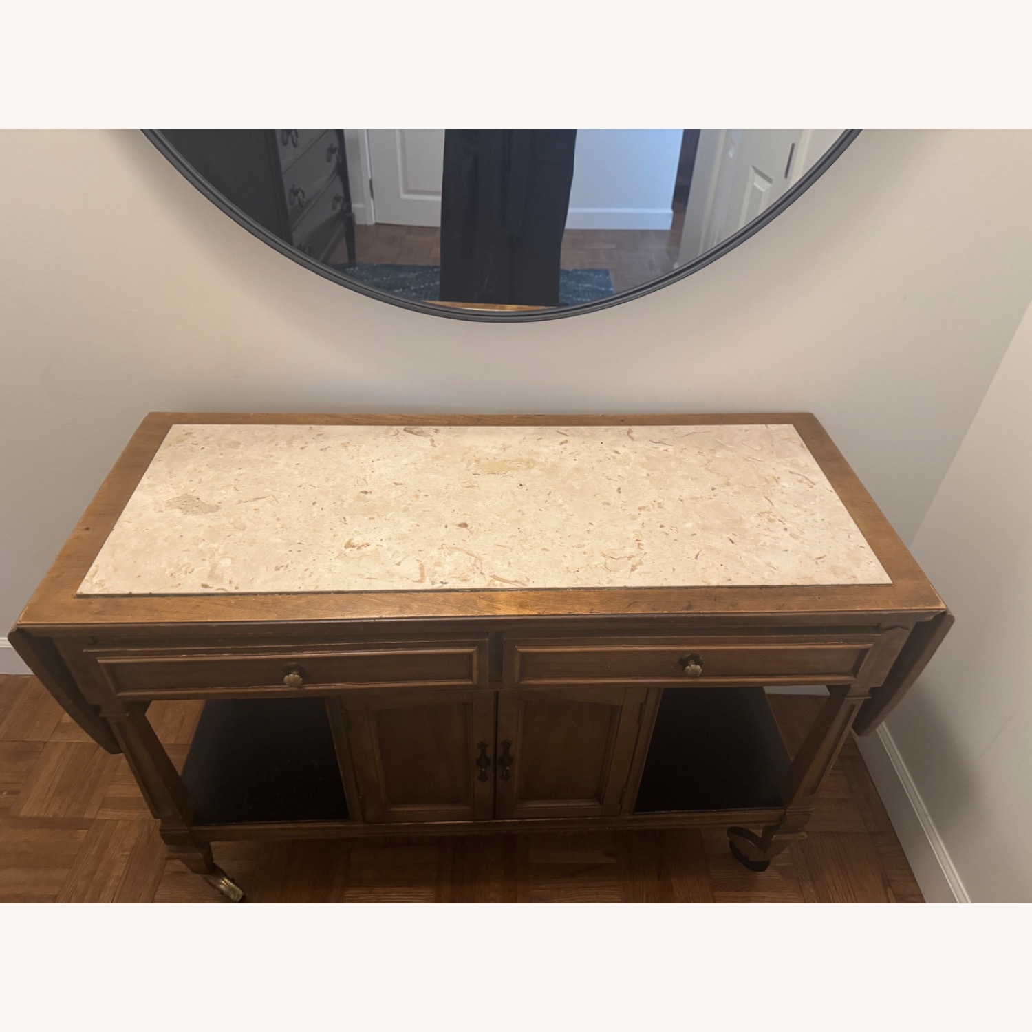 Antique Thomasville Bar Cart - AptDeco