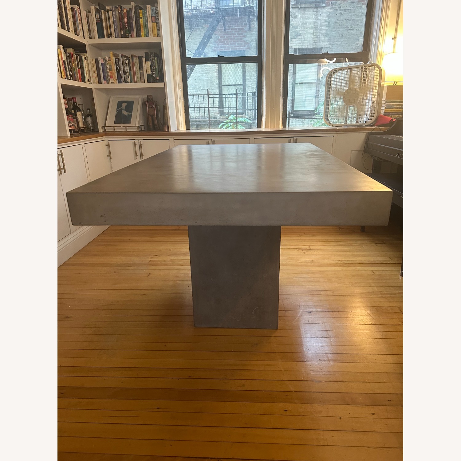 CB2 Fuze Concrete Dining Table - AptDeco
