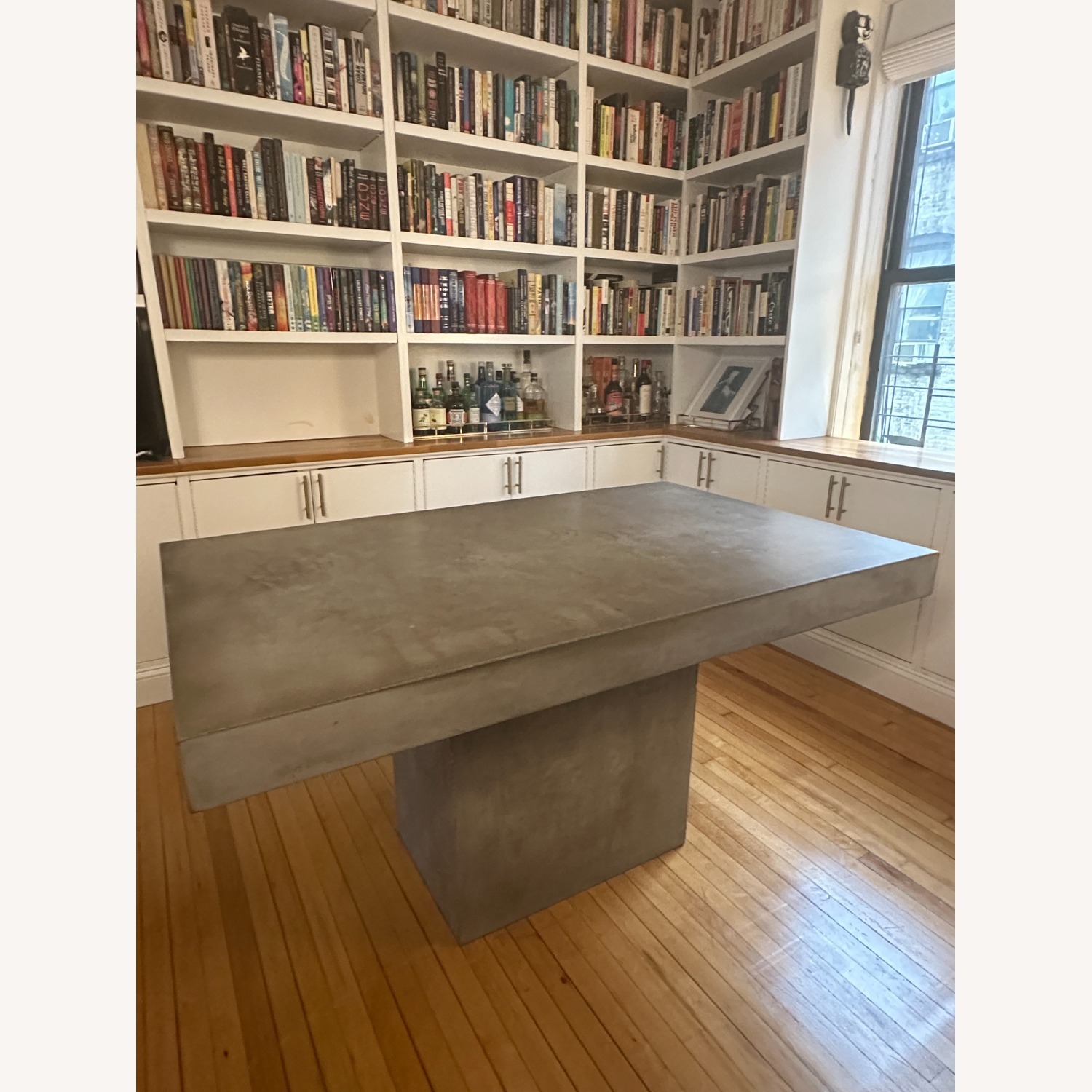 CB2 Fuze Concrete Dining Table - AptDeco