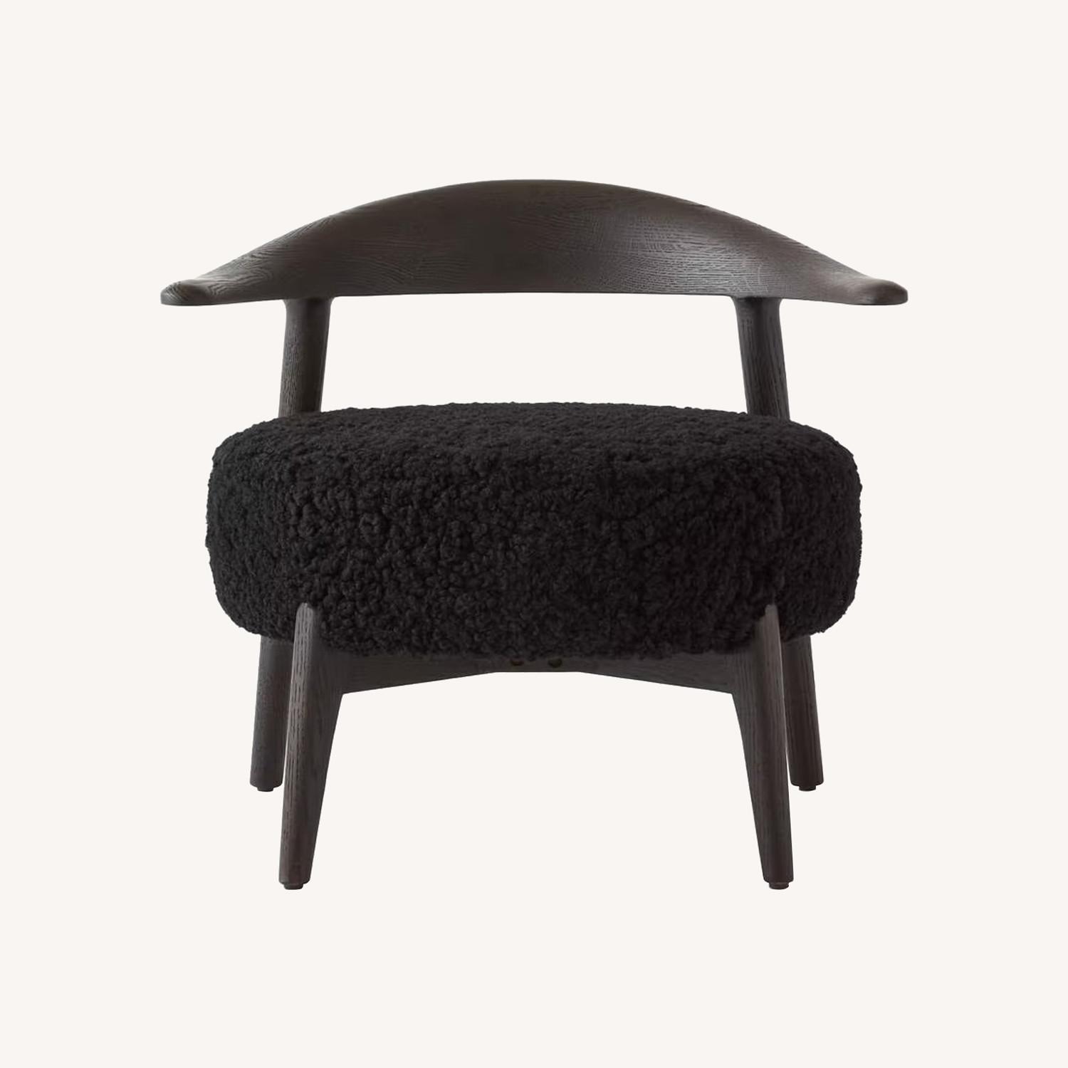 CB2 Matador Shearling Chair - AptDeco