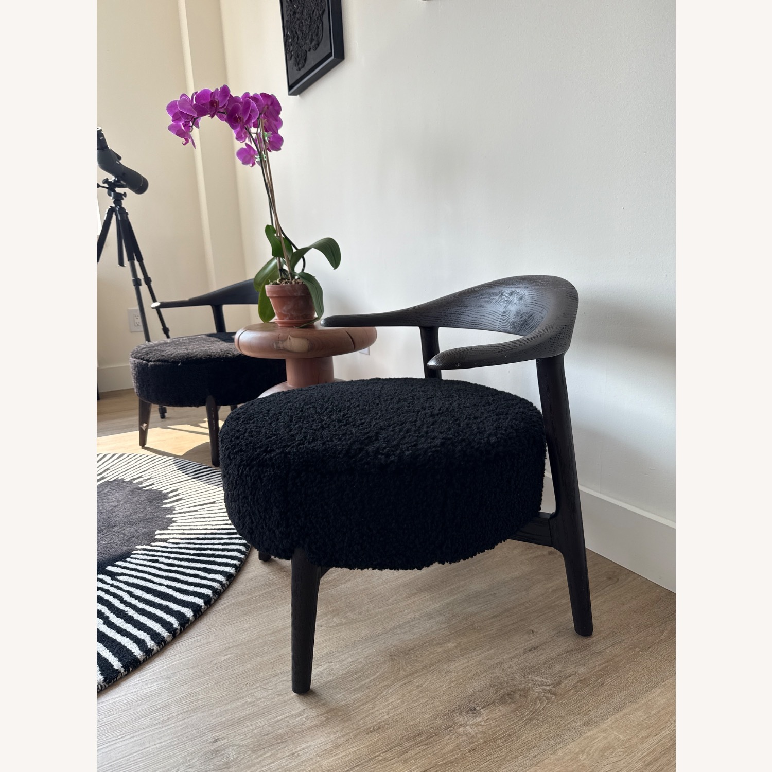 CB2 Matador Shearling Chair - AptDeco