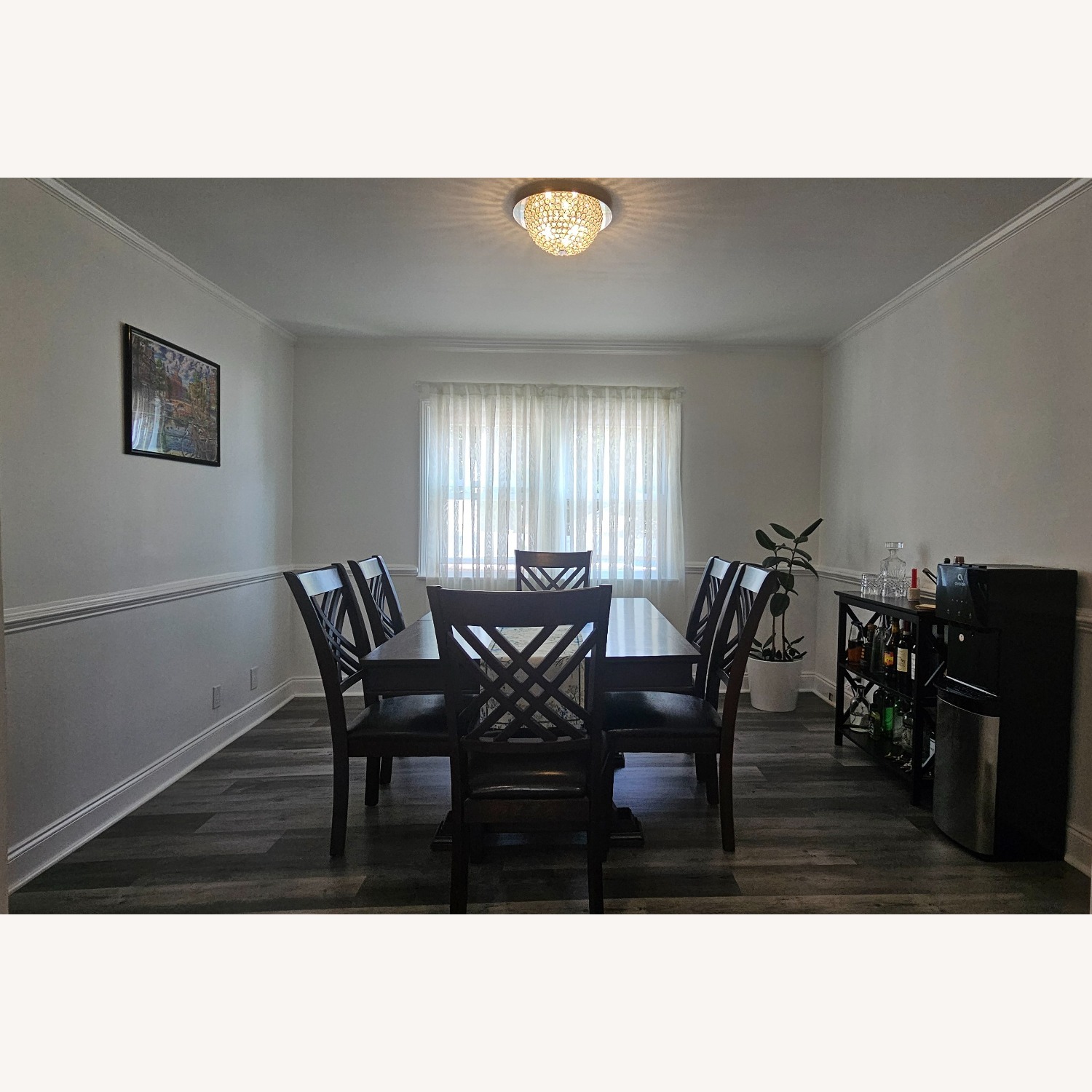 Dining Set with 8 Chairs - AptDeco