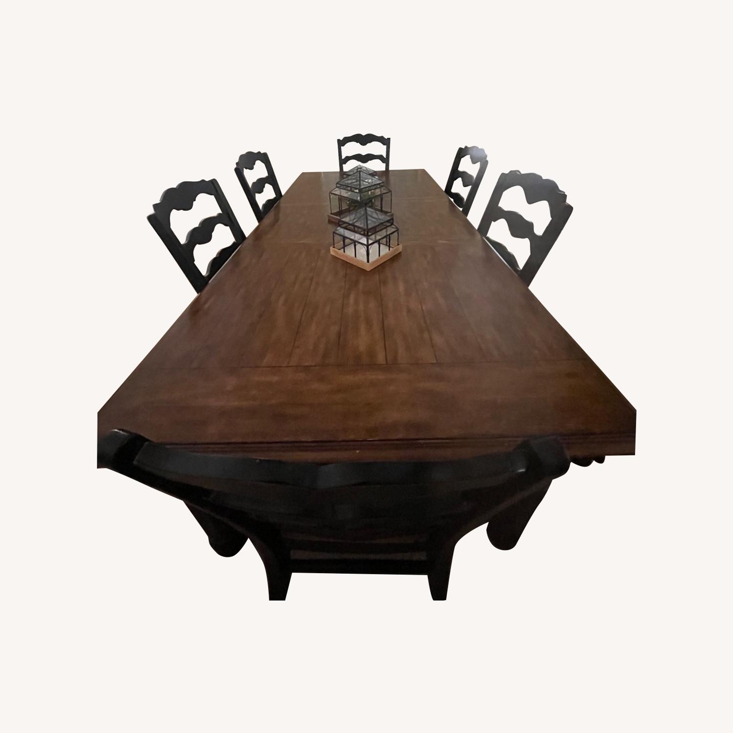 Rustic Charm Modern Comfort Dining Set - AptDeco