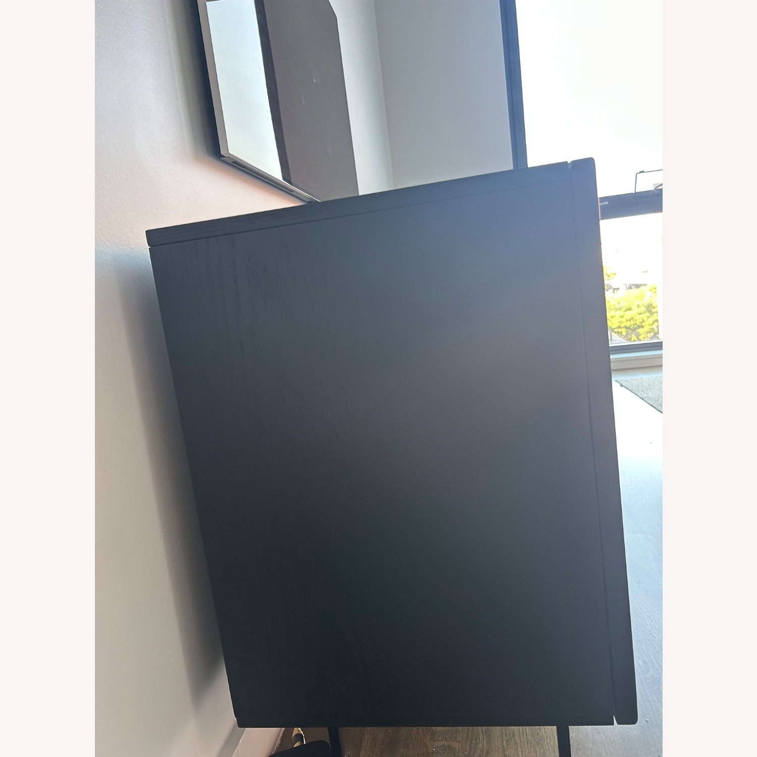 CB2 Trace 71 inch Trace Black Wire Mesh Credenza - AptDeco