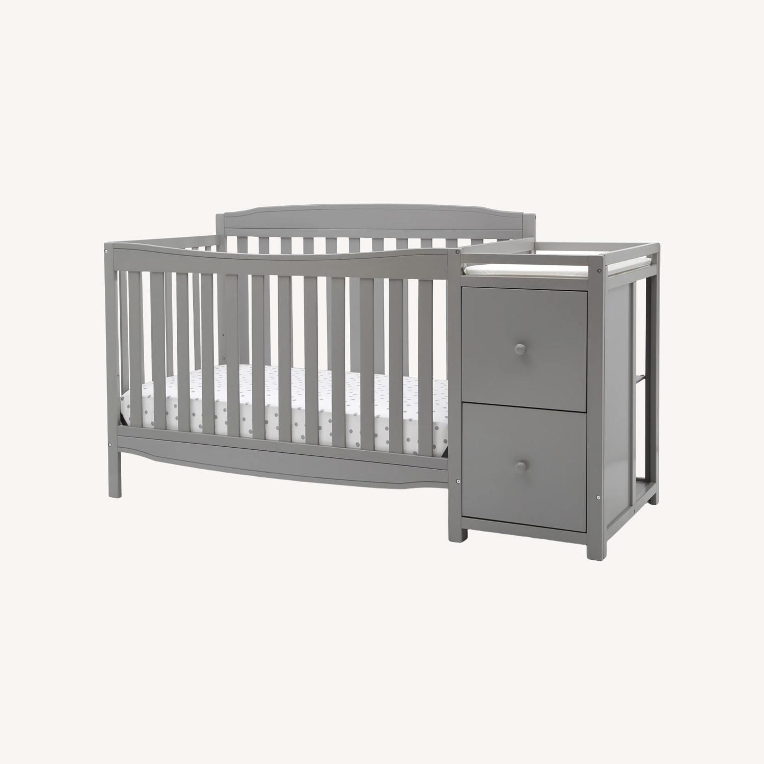 Delta Children Gray Crib - AptDeco